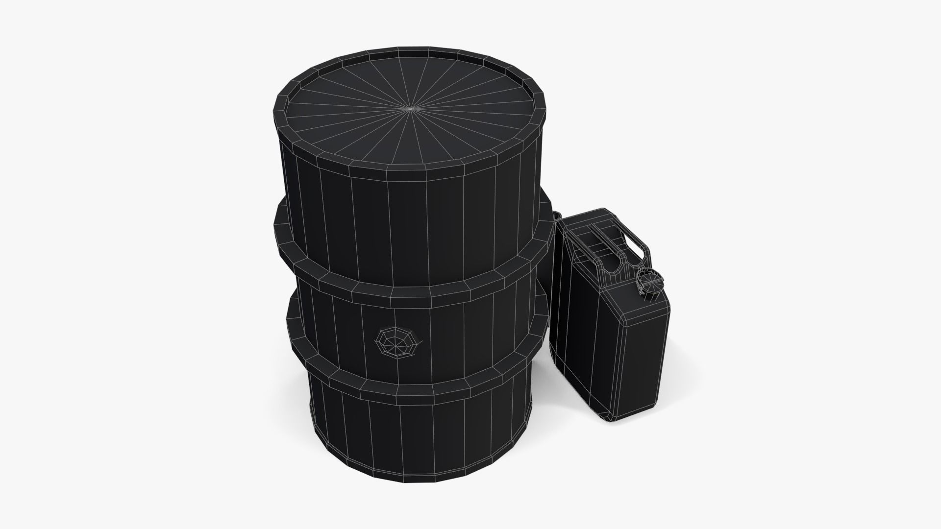 3D model WW2 Water Storage Assets 02 VR / AR / low-poly | CGTrader