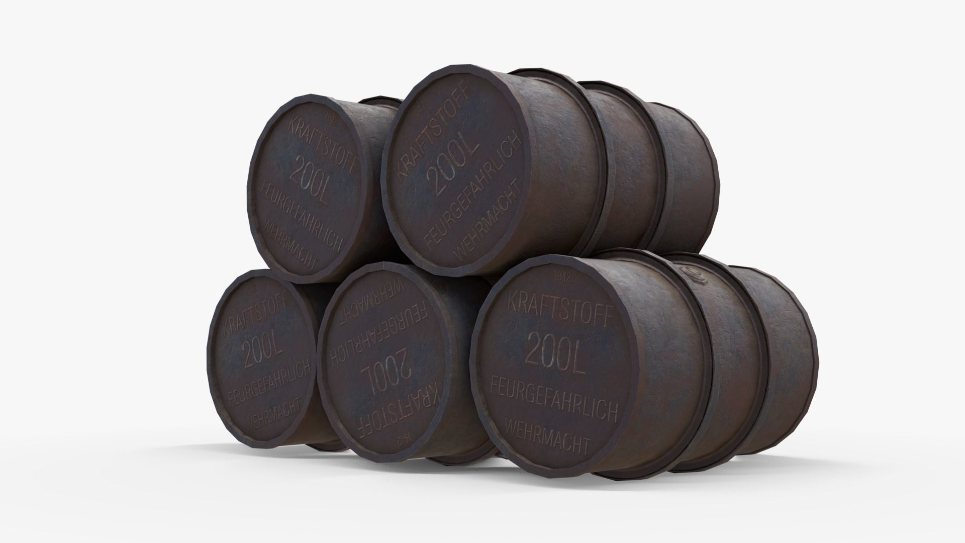 3D model WW2 Water Storage Assets 02 VR / AR / low-poly | CGTrader