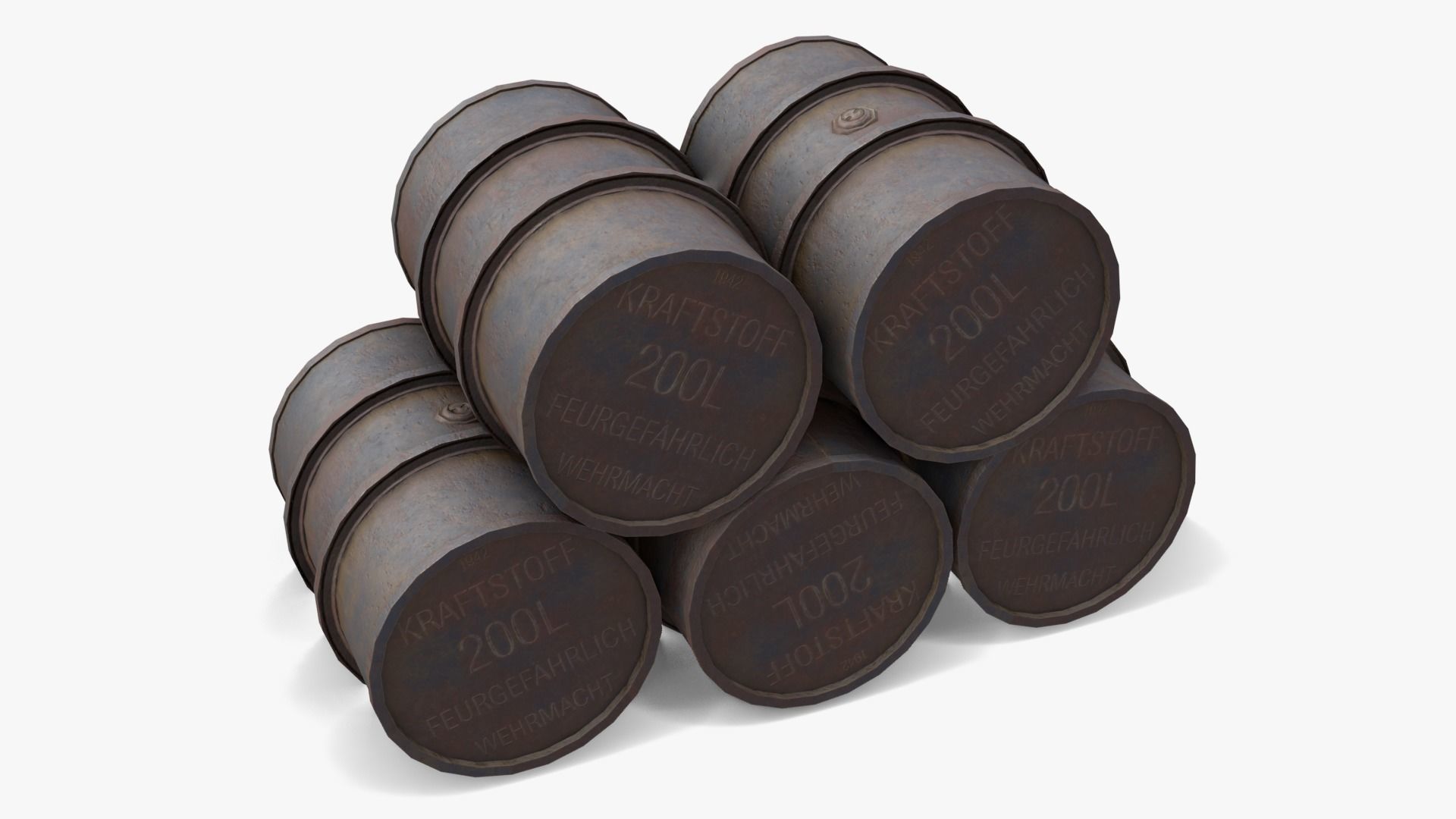 3D model WW2 Water Storage Assets 02 VR / AR / low-poly | CGTrader