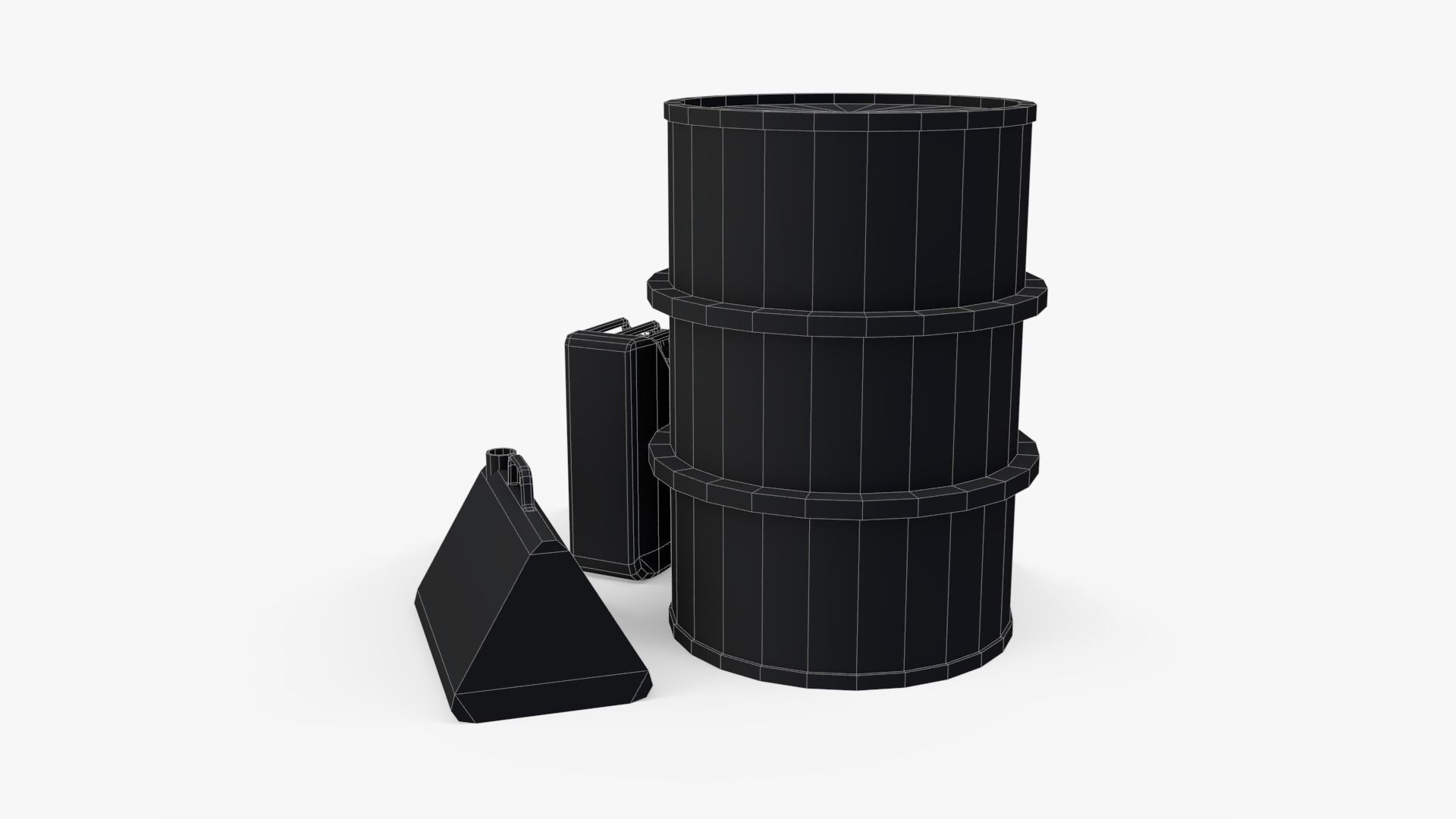 3D model WW2 Water Storage Assets 01 VR / AR / low-poly | CGTrader