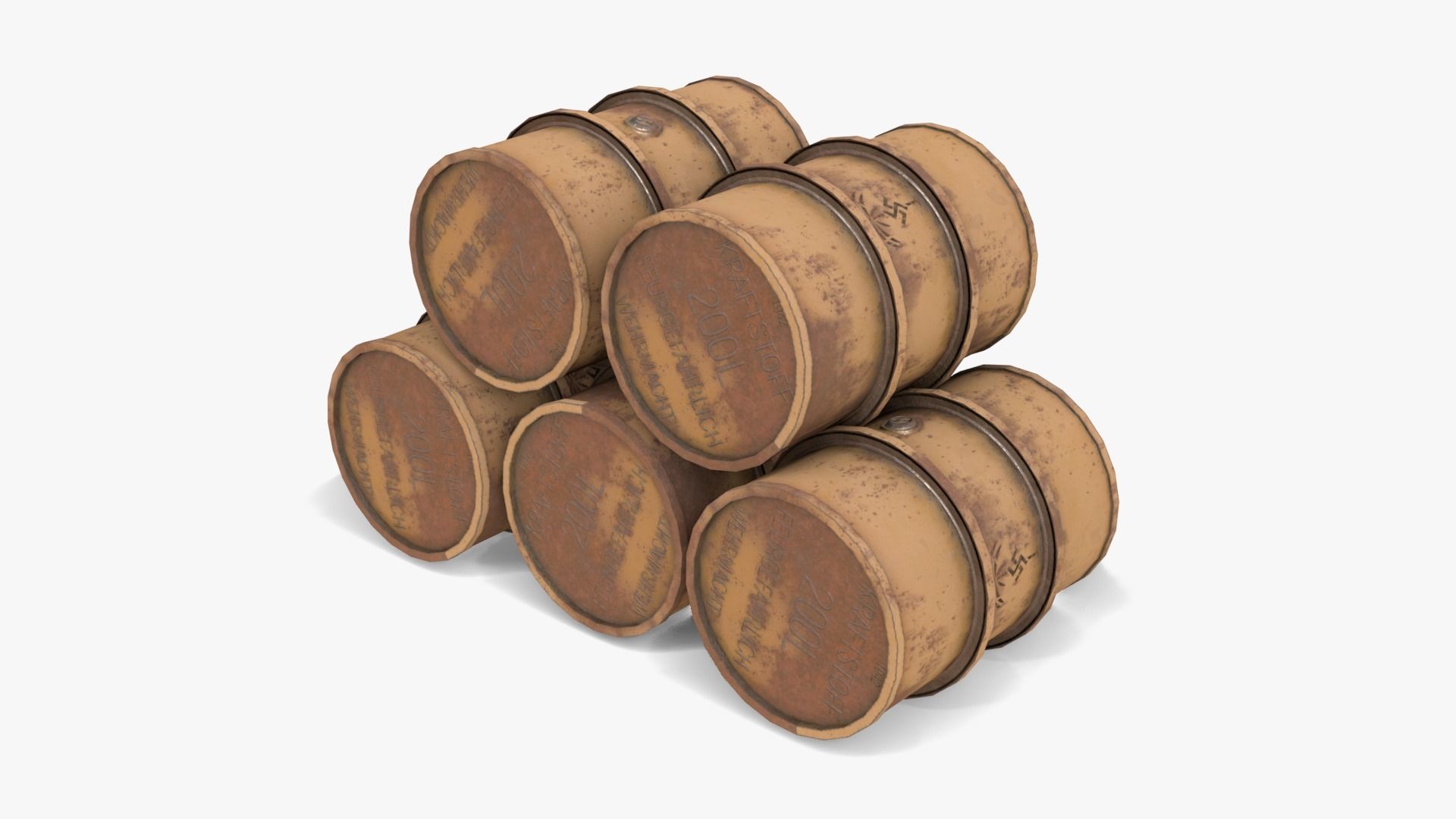 3D model WW2 Water Storage Assets 01 VR / AR / low-poly | CGTrader