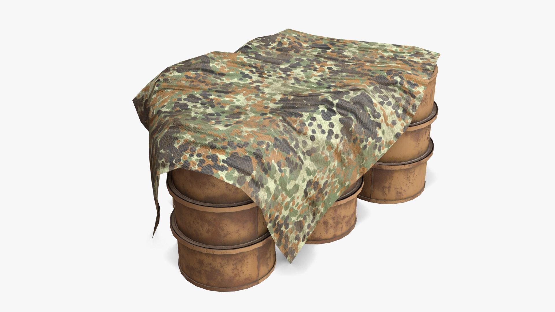 3D model WW2 Water Storage Assets 01 VR / AR / low-poly | CGTrader