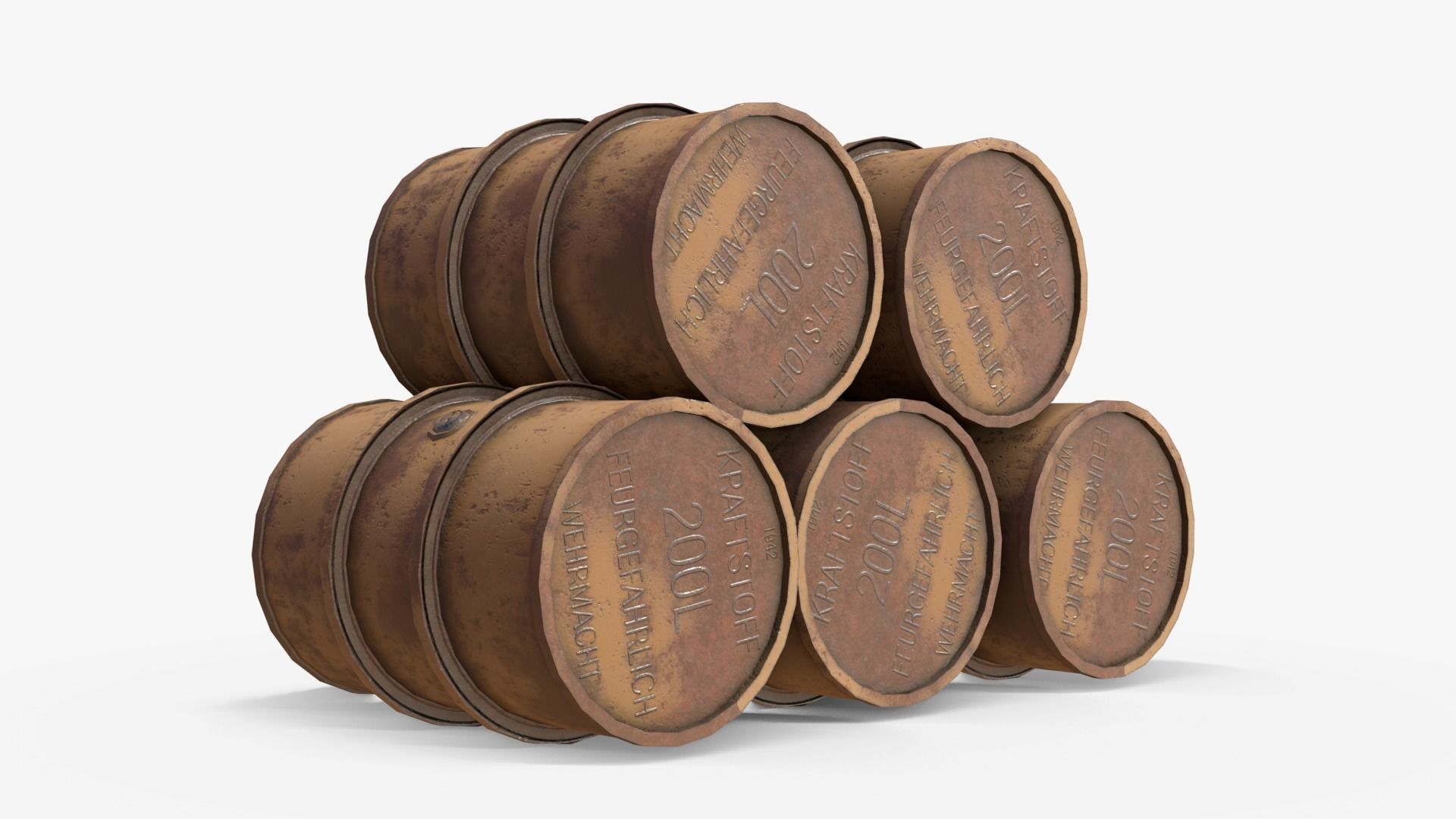 3D model WW2 Water Storage Assets 01 VR / AR / low-poly | CGTrader