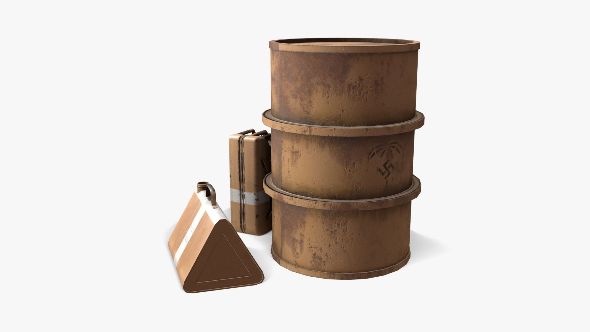 3D model WW2 Water Storage Assets 01 VR / AR / low-poly | CGTrader