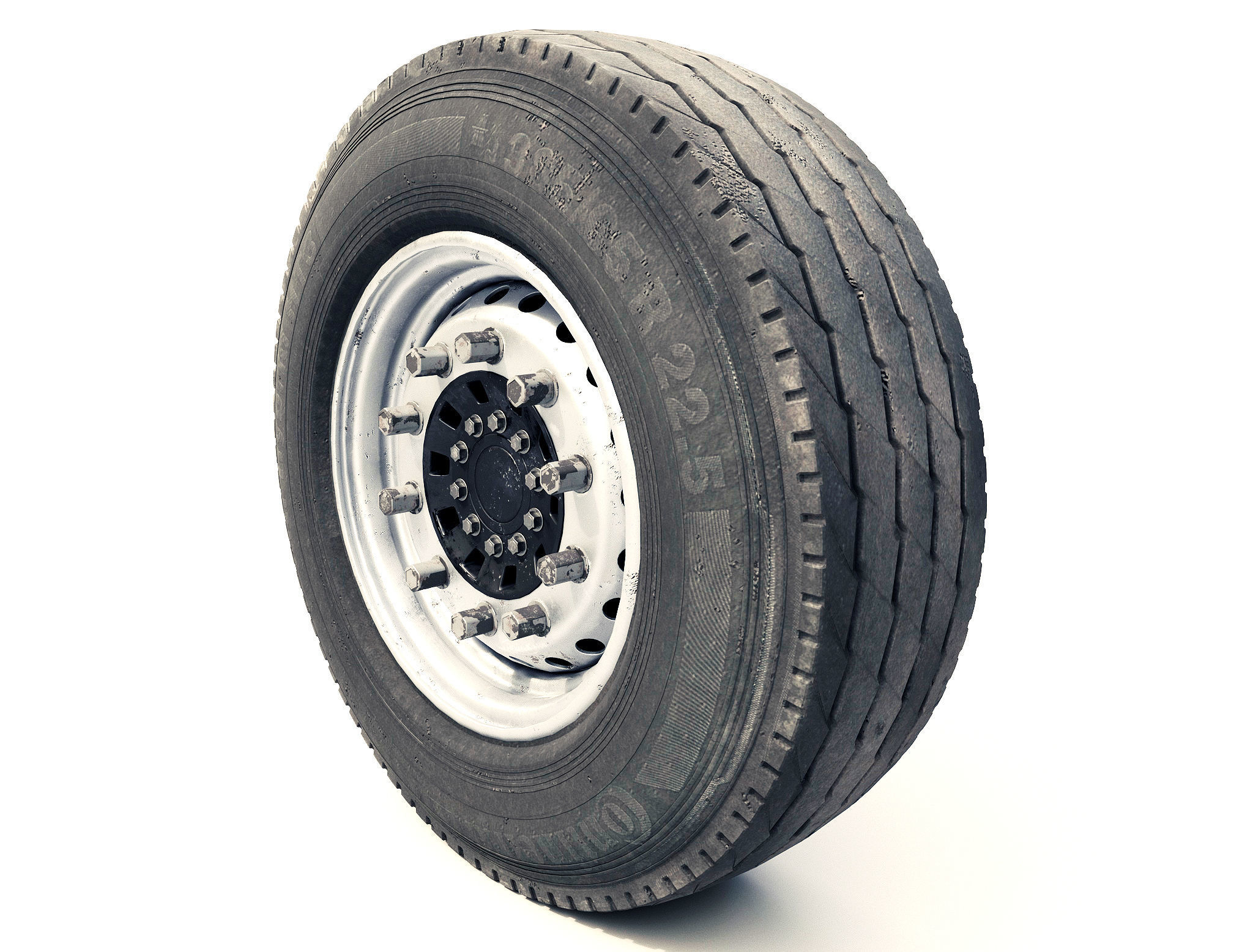 Disk Truck Drive tire 3D model | CGTrader