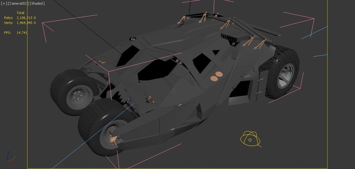 Batman Tumbler Batmobile 3D model | CGTrader