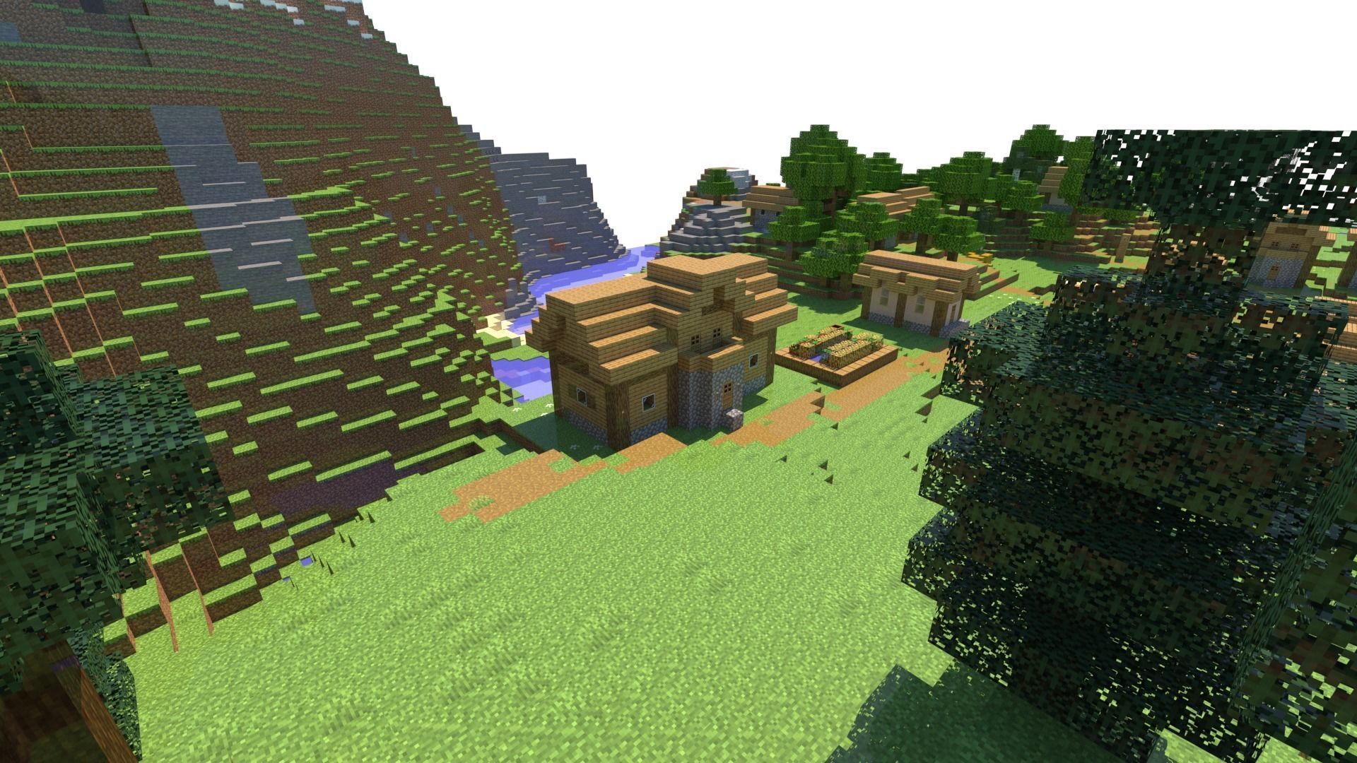 Minecraft Village 3D Model 3D model | CGTrader