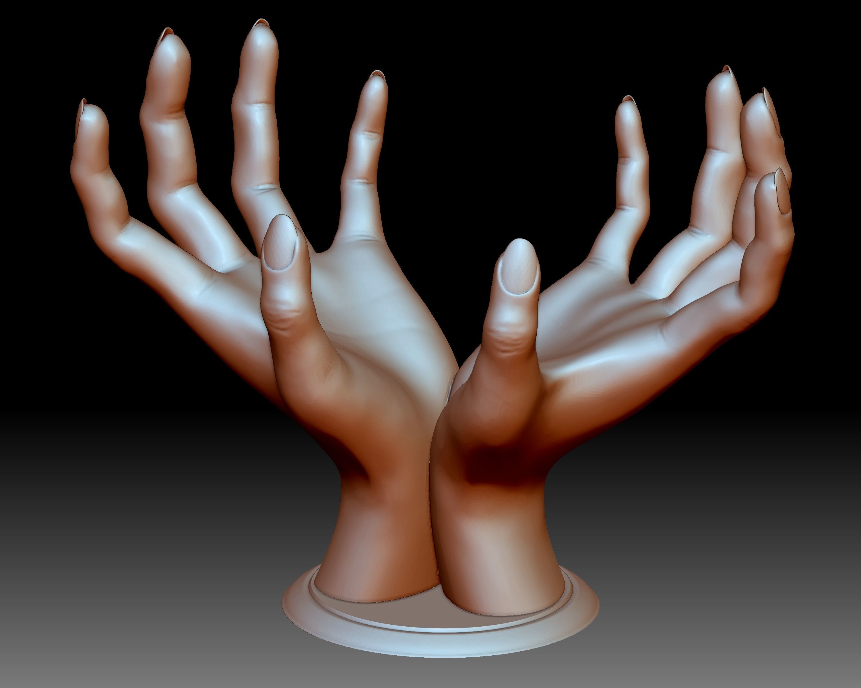 Bowl hand 3D printable gift printing idea 3D model 3D printable | CGTrader
