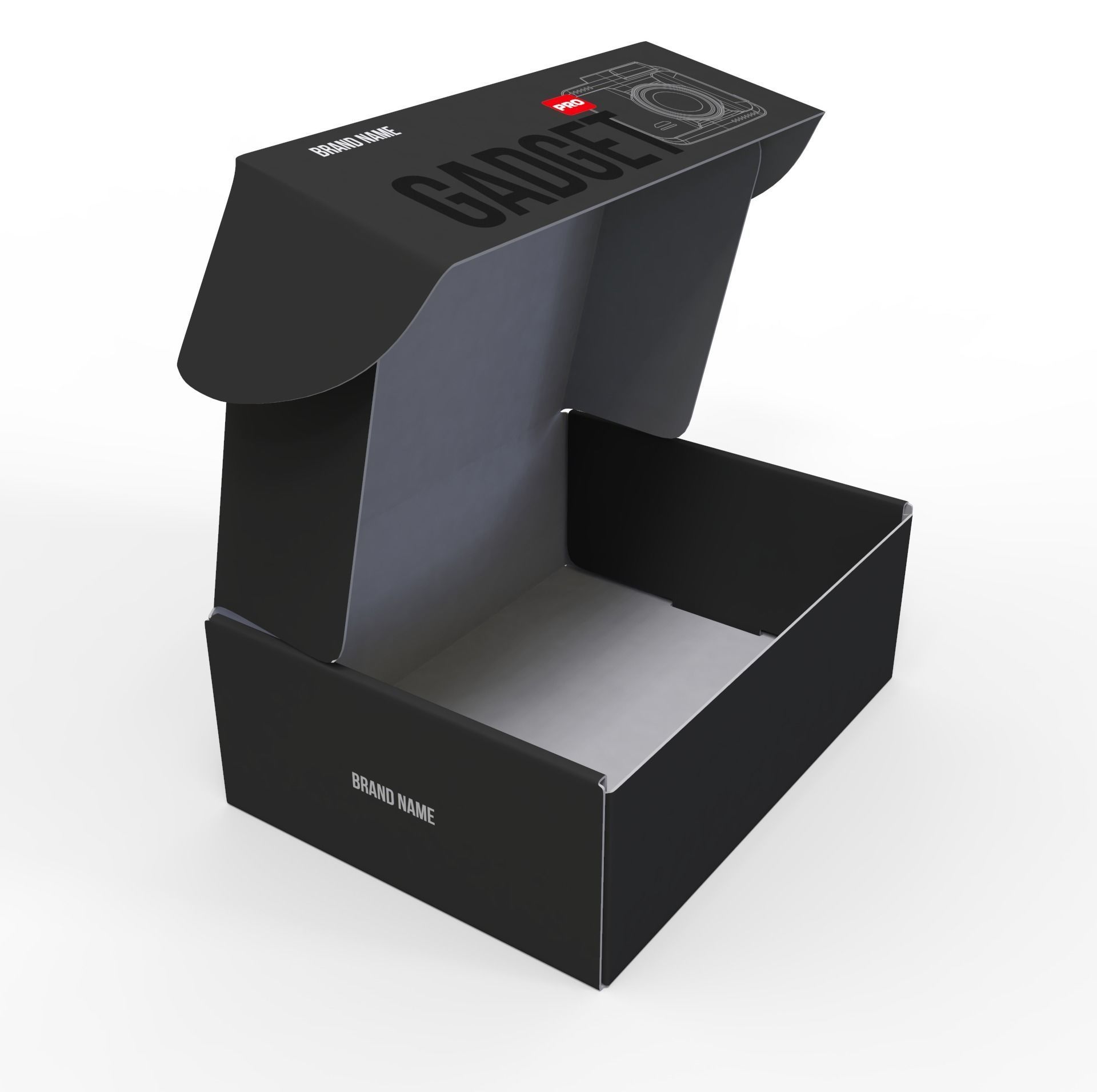 Self-assembly box 3D model | CGTrader