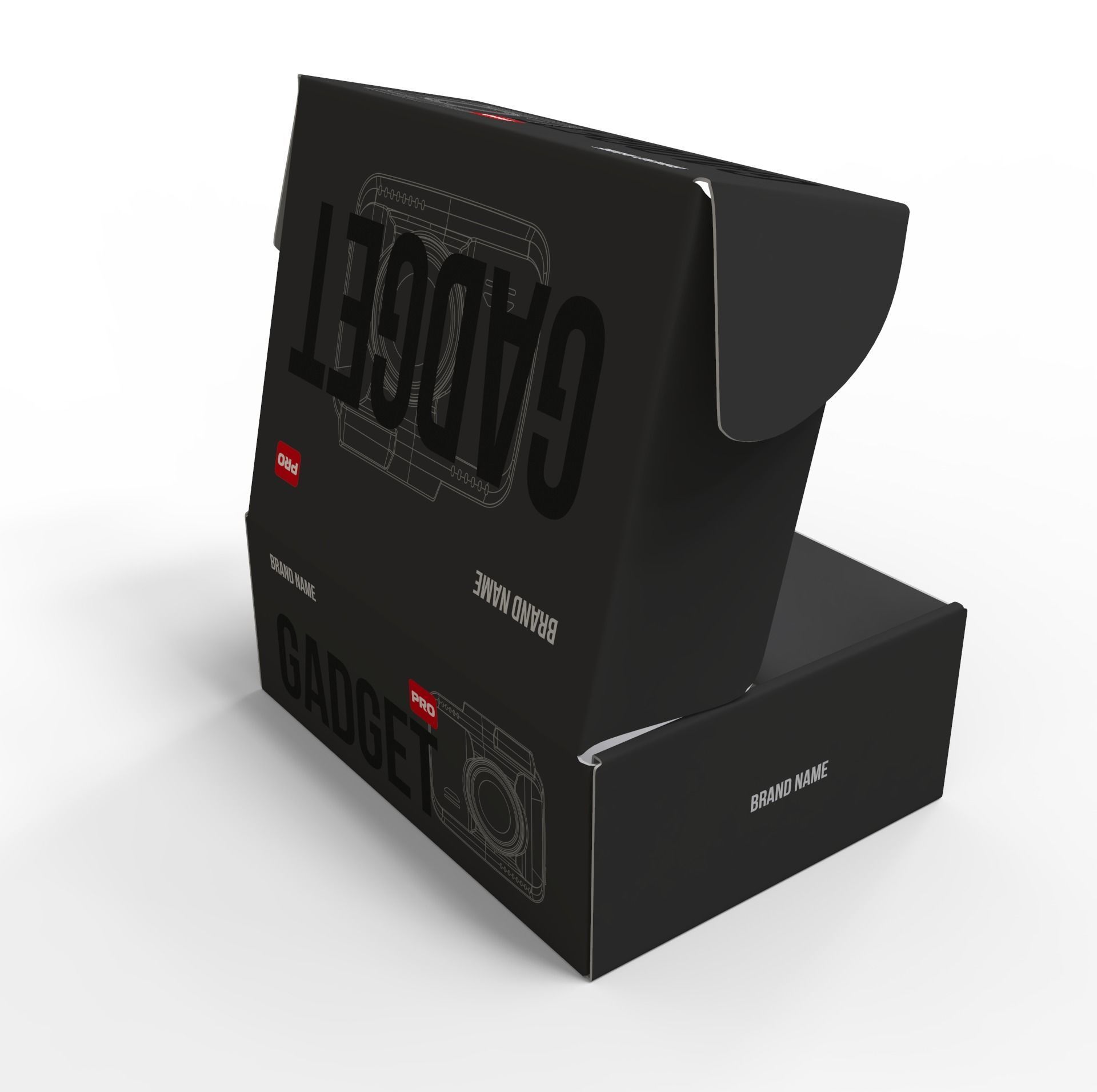 Self-assembly box 3D model | CGTrader