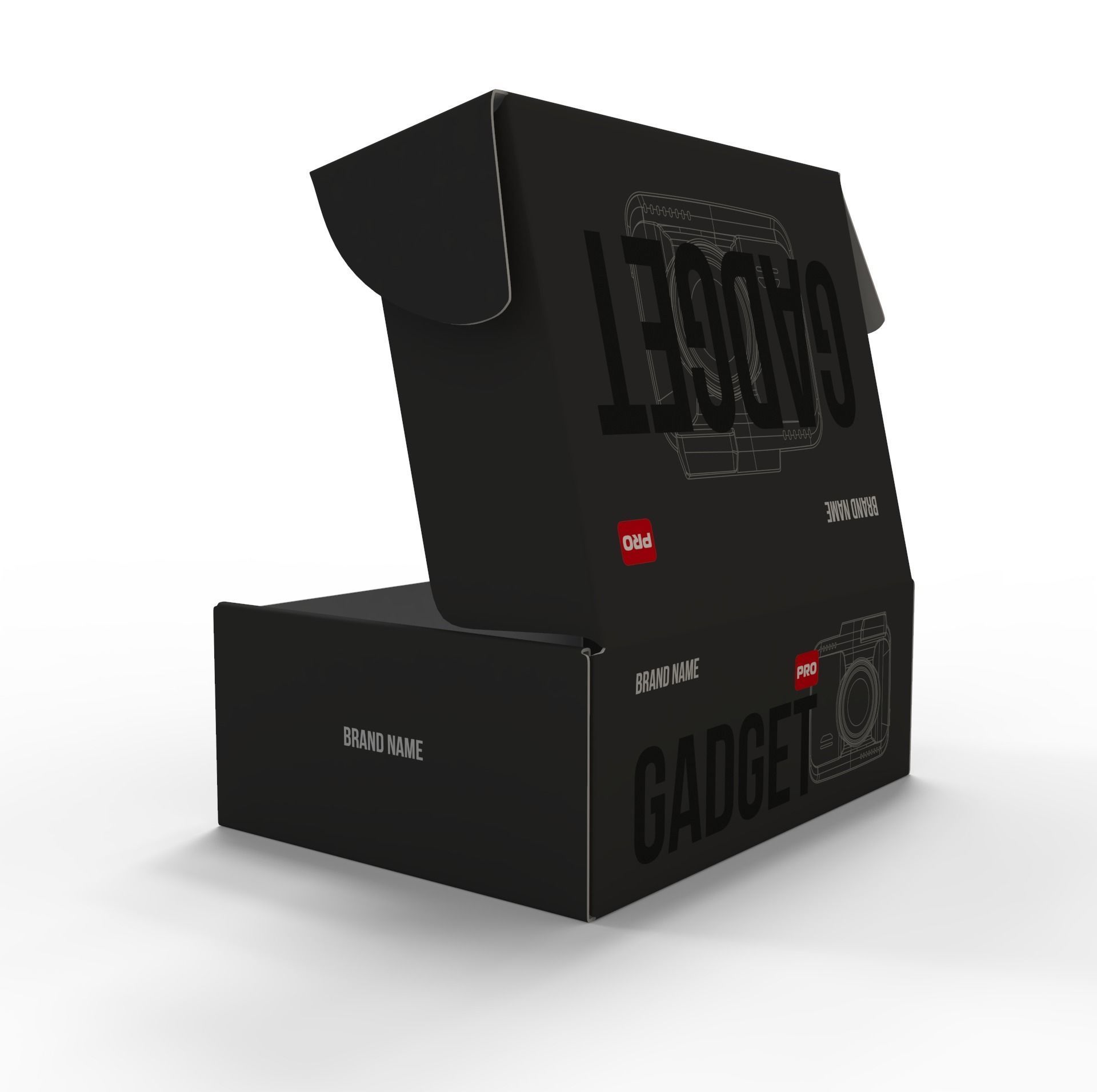 Self-assembly box 3D model | CGTrader