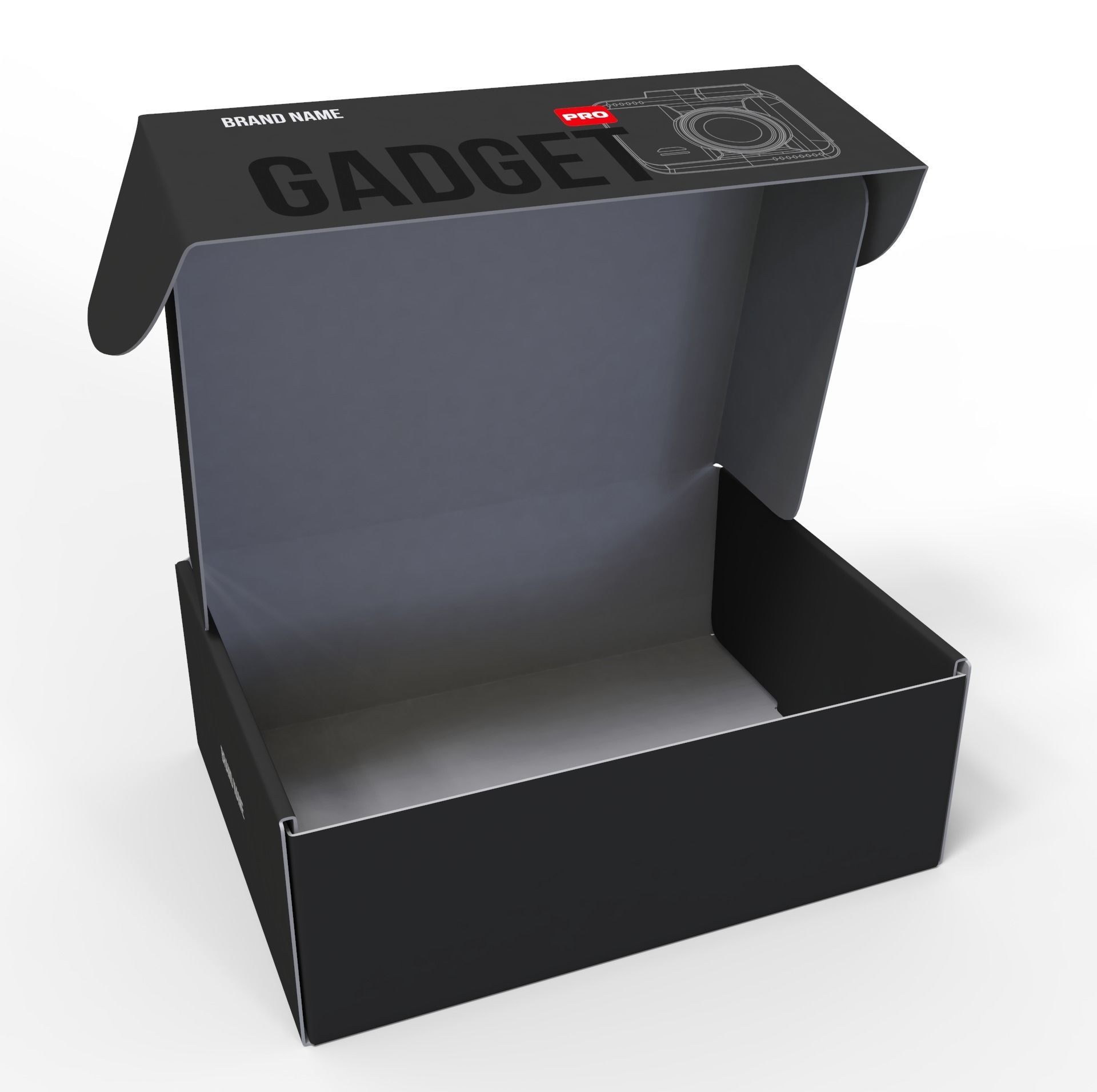 Self-assembly box 3D model | CGTrader