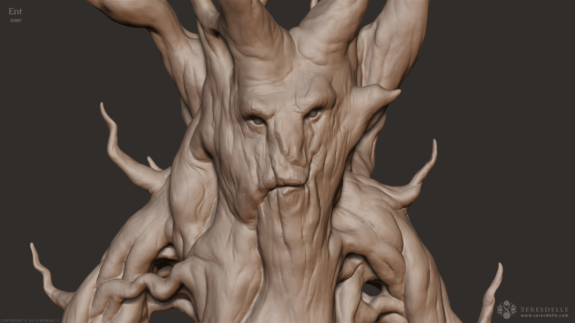 Ent - Highpoly Sculpture 3D model | CGTrader