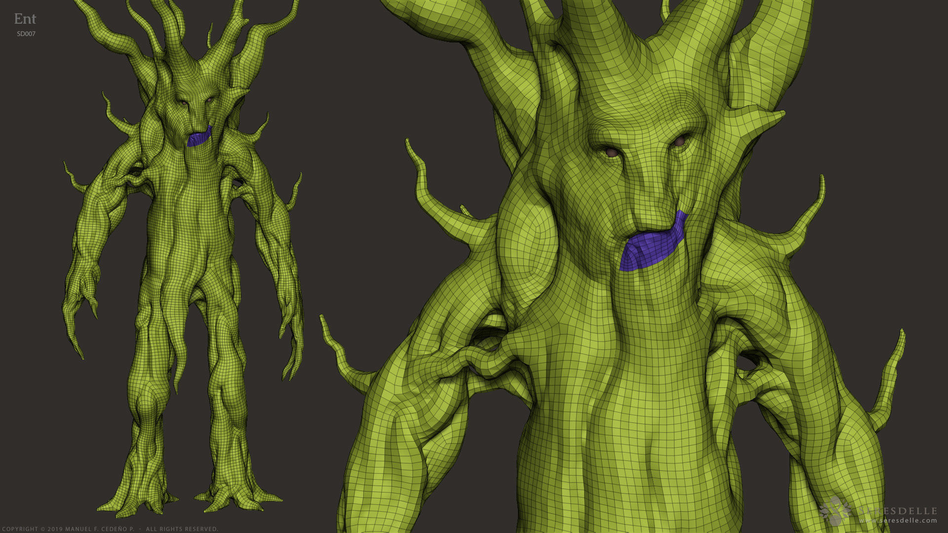Ent - Highpoly Sculpture 3D model | CGTrader