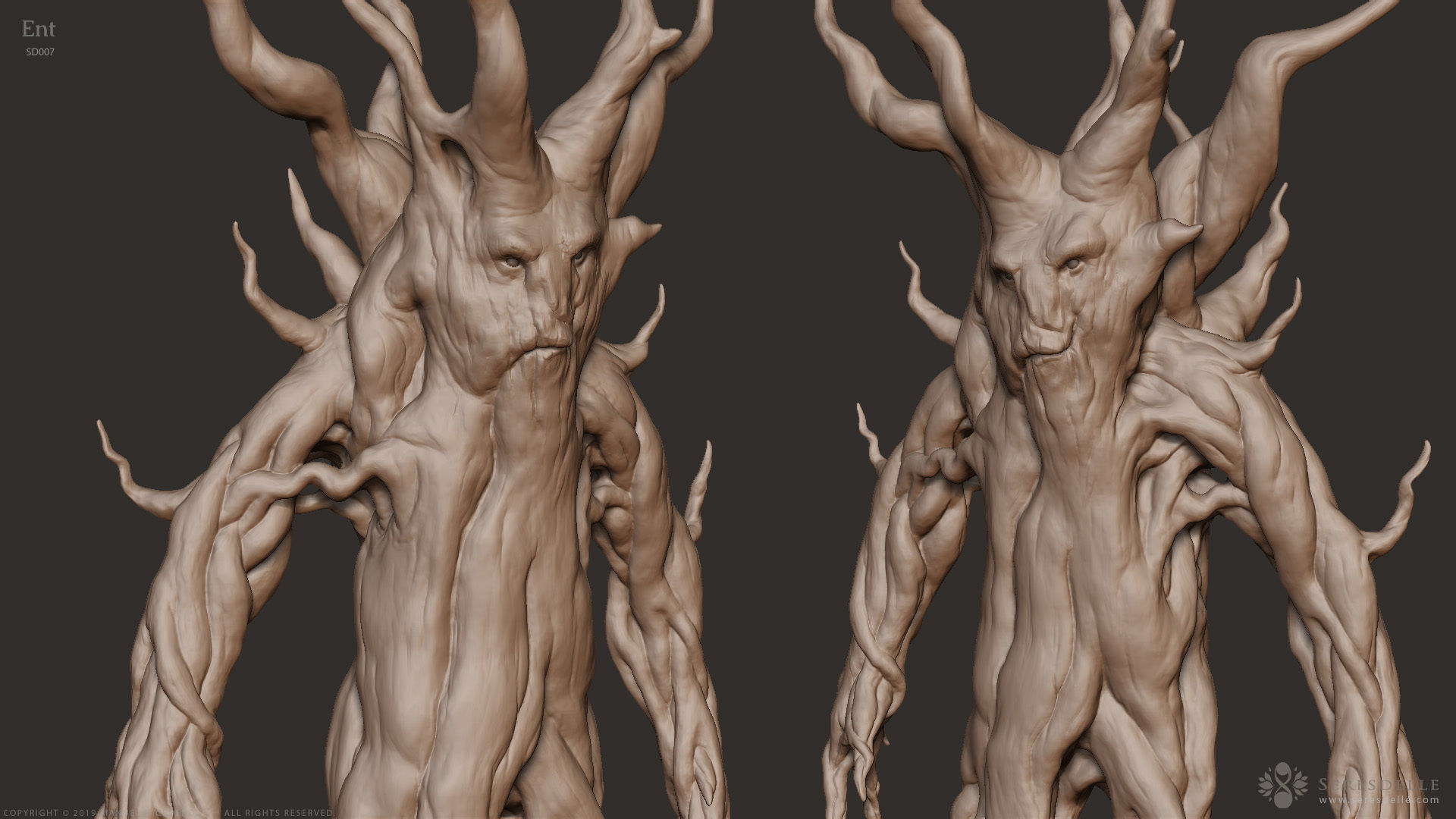 Ent - Highpoly Sculpture 3D model | CGTrader
