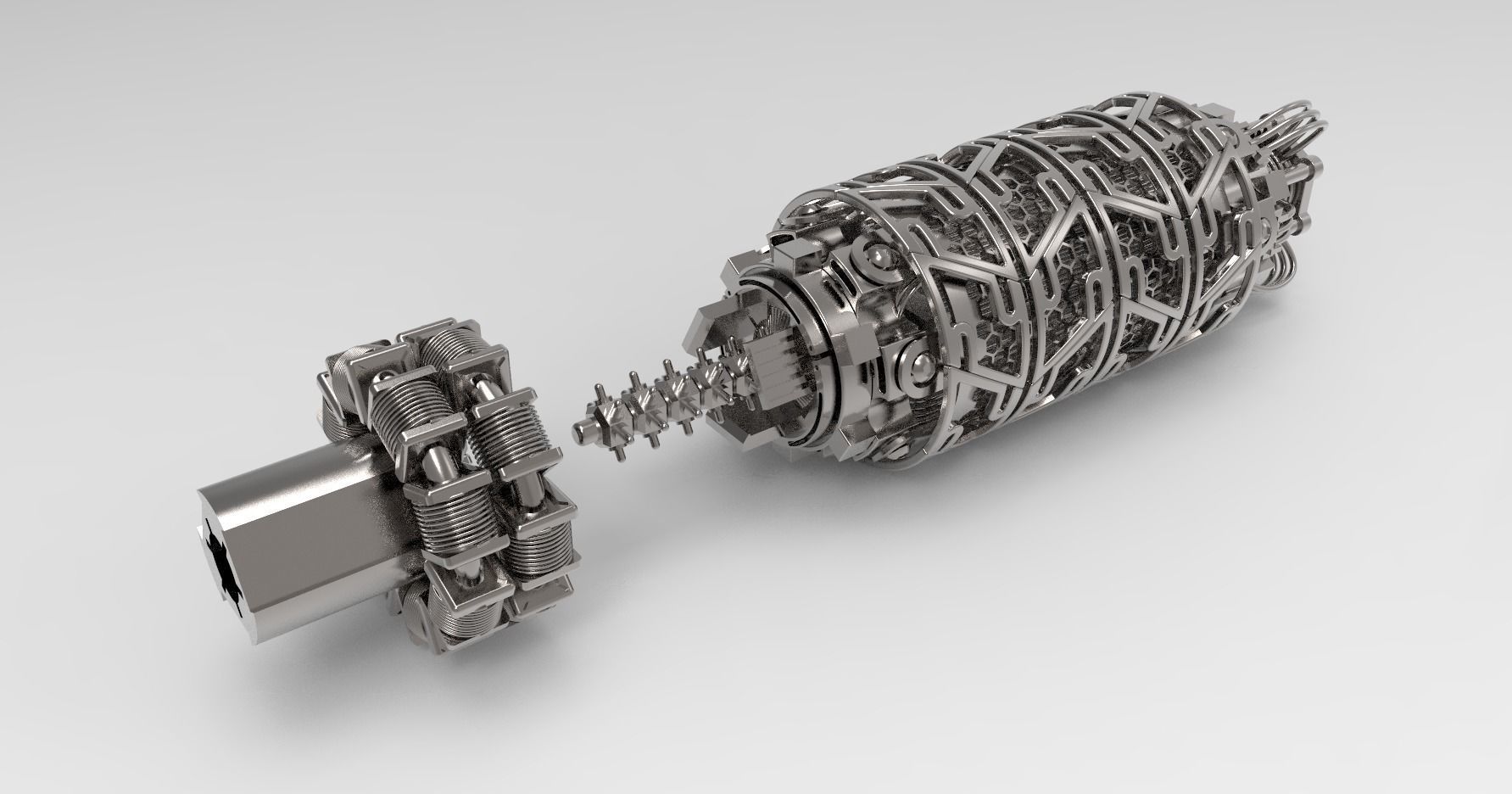 Fusion core and jack 3D model | CGTrader