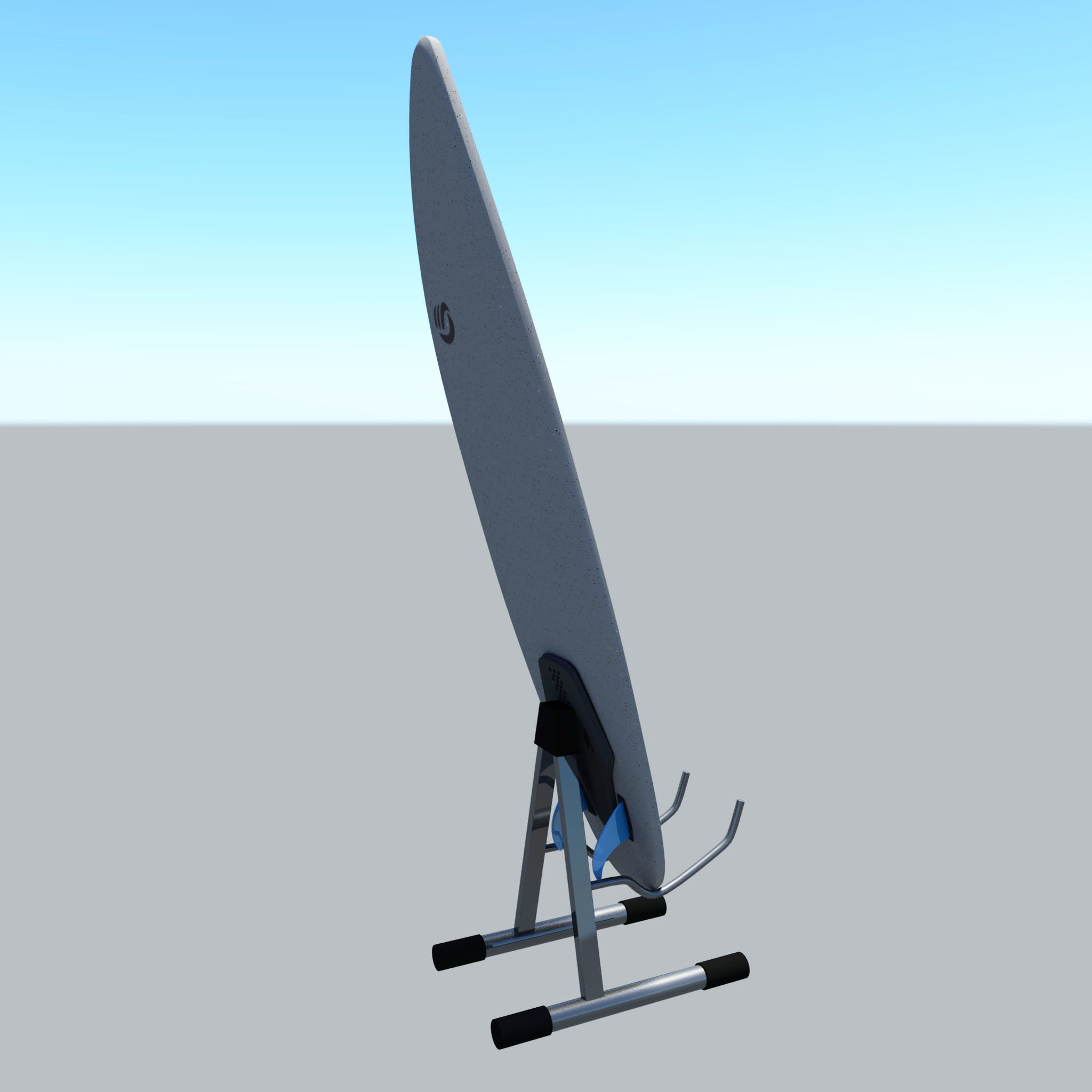 3D model powered surfboard VR / AR / low-poly | CGTrader
