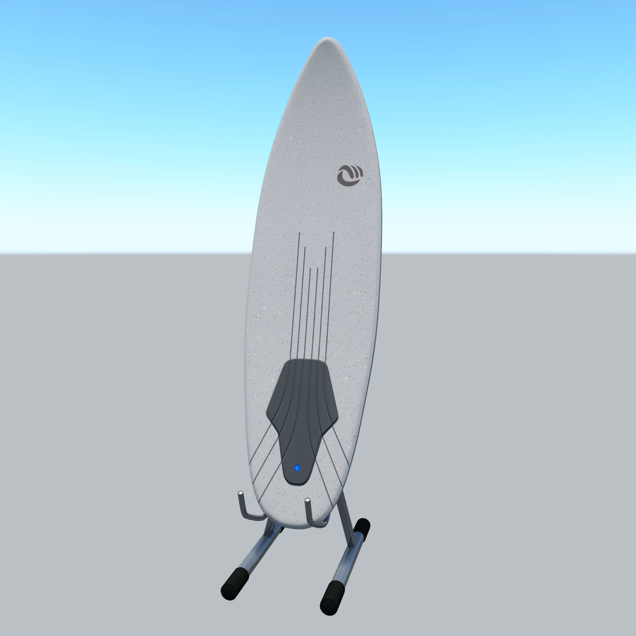 3D model powered surfboard VR / AR / low-poly | CGTrader