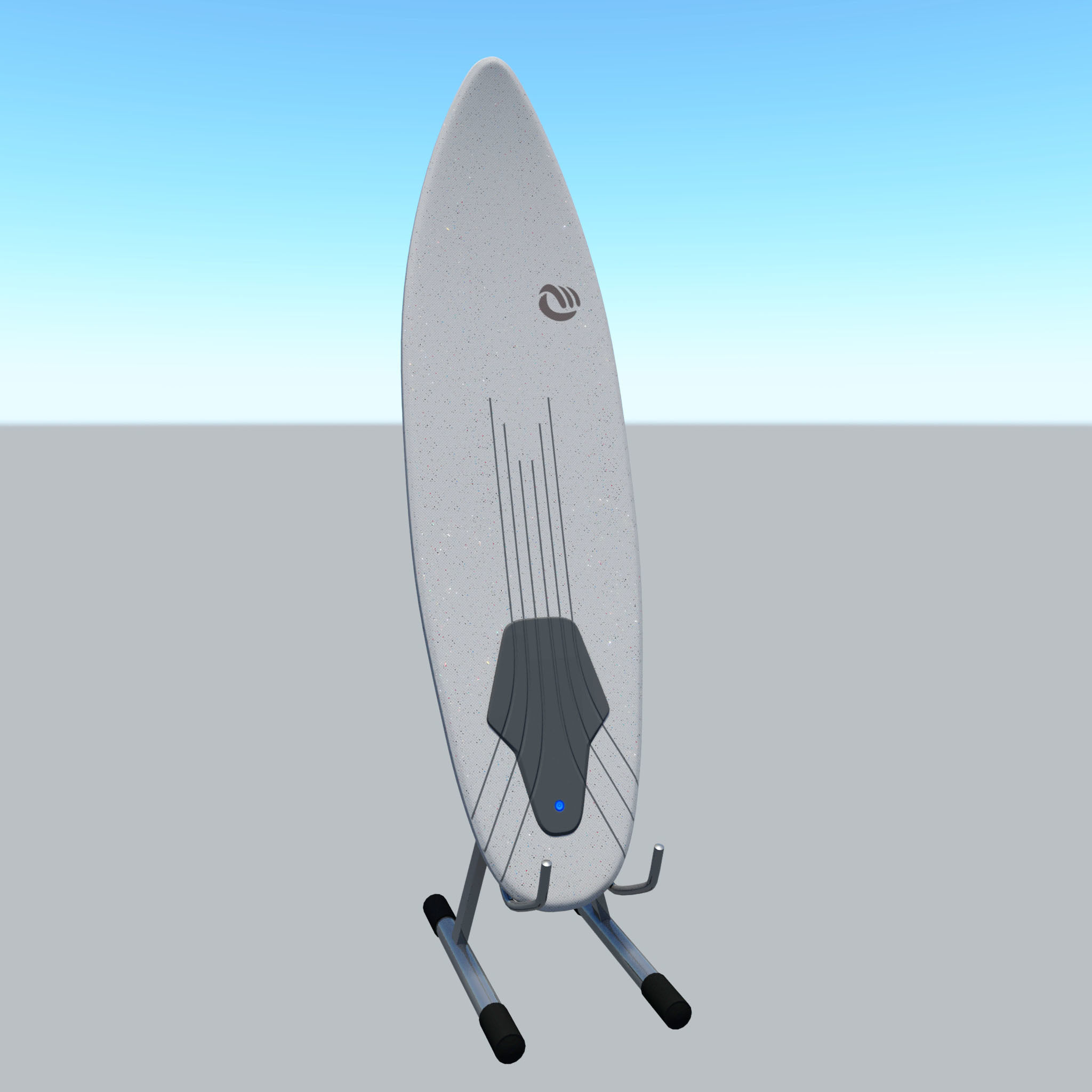 3D model powered surfboard VR / AR / low-poly | CGTrader