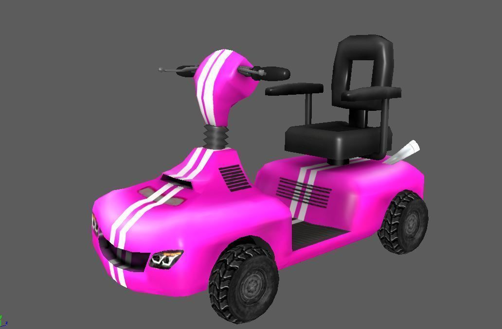 3D model cartoon mobility scooters VR / AR / low-poly | CGTrader