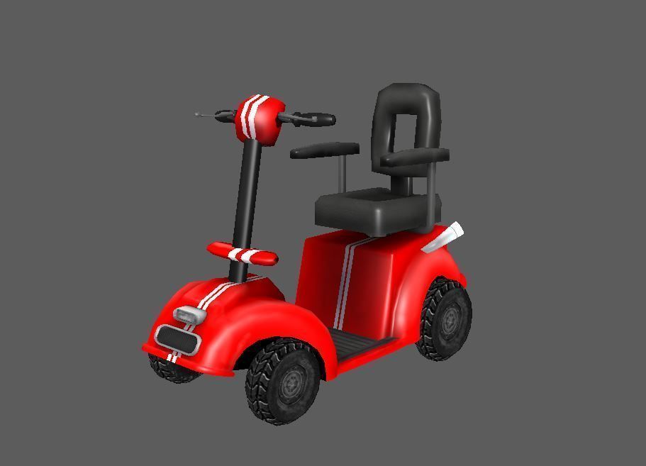 3D model cartoon mobility scooters VR / AR / low-poly | CGTrader