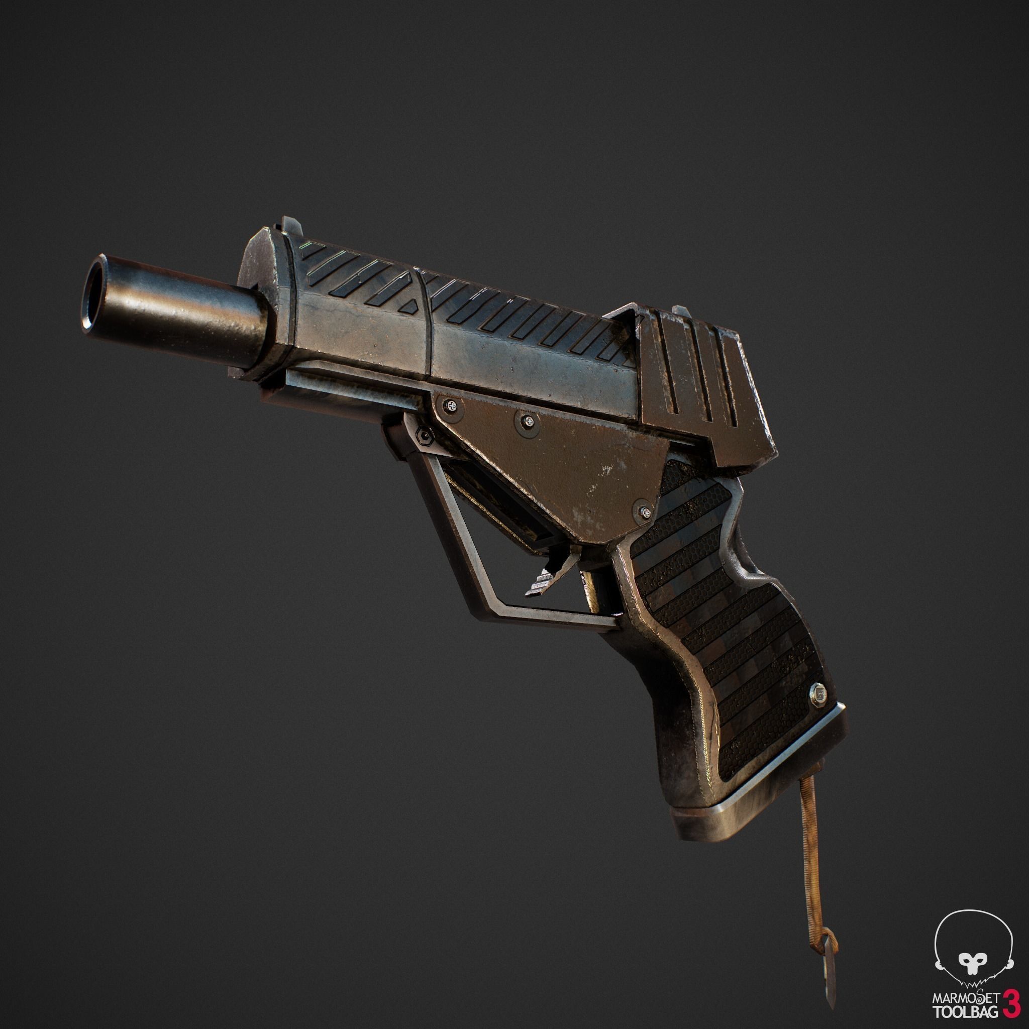 Hand Gun R303 free VR / AR / low-poly 3D model | CGTrader