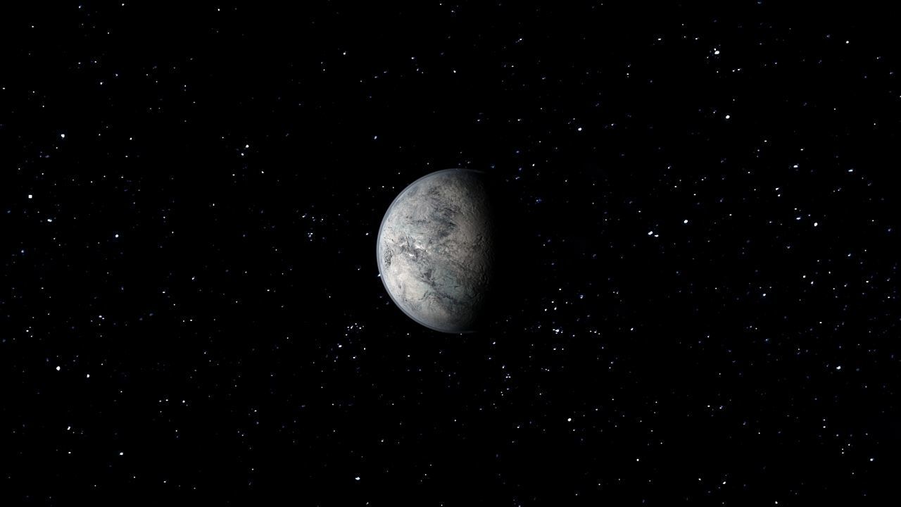 3D model DWARF PLANET---ERIS 4K VR / AR / low-poly rigged animated ...