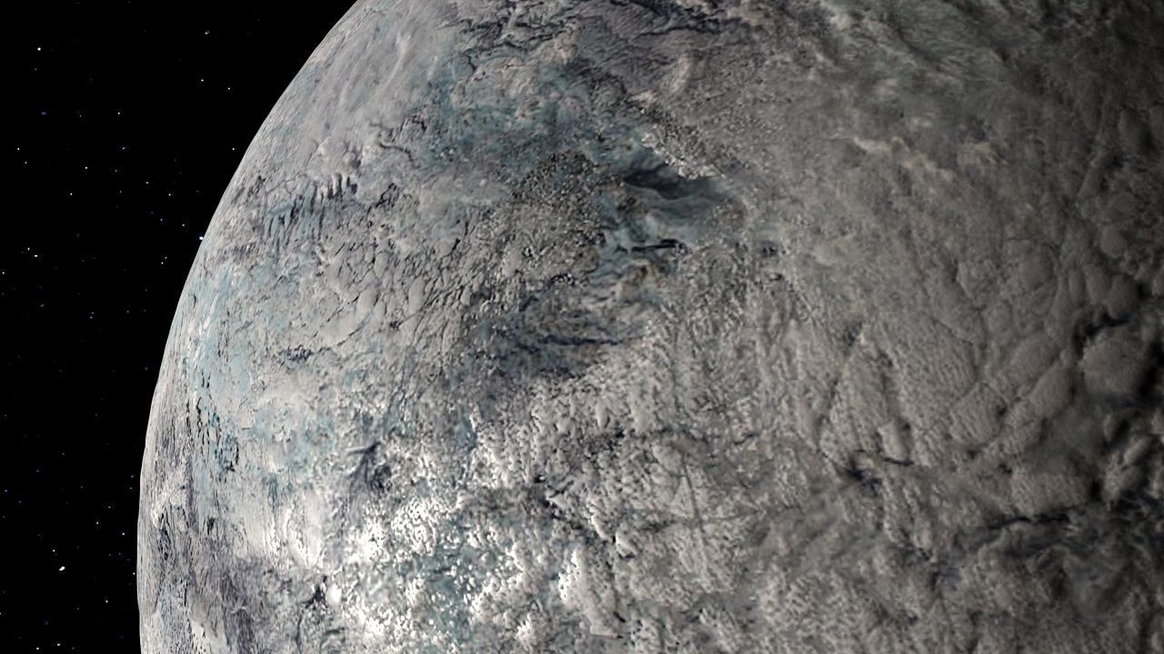 3D model DWARF PLANET---ERIS 4K VR / AR / low-poly rigged animated ...