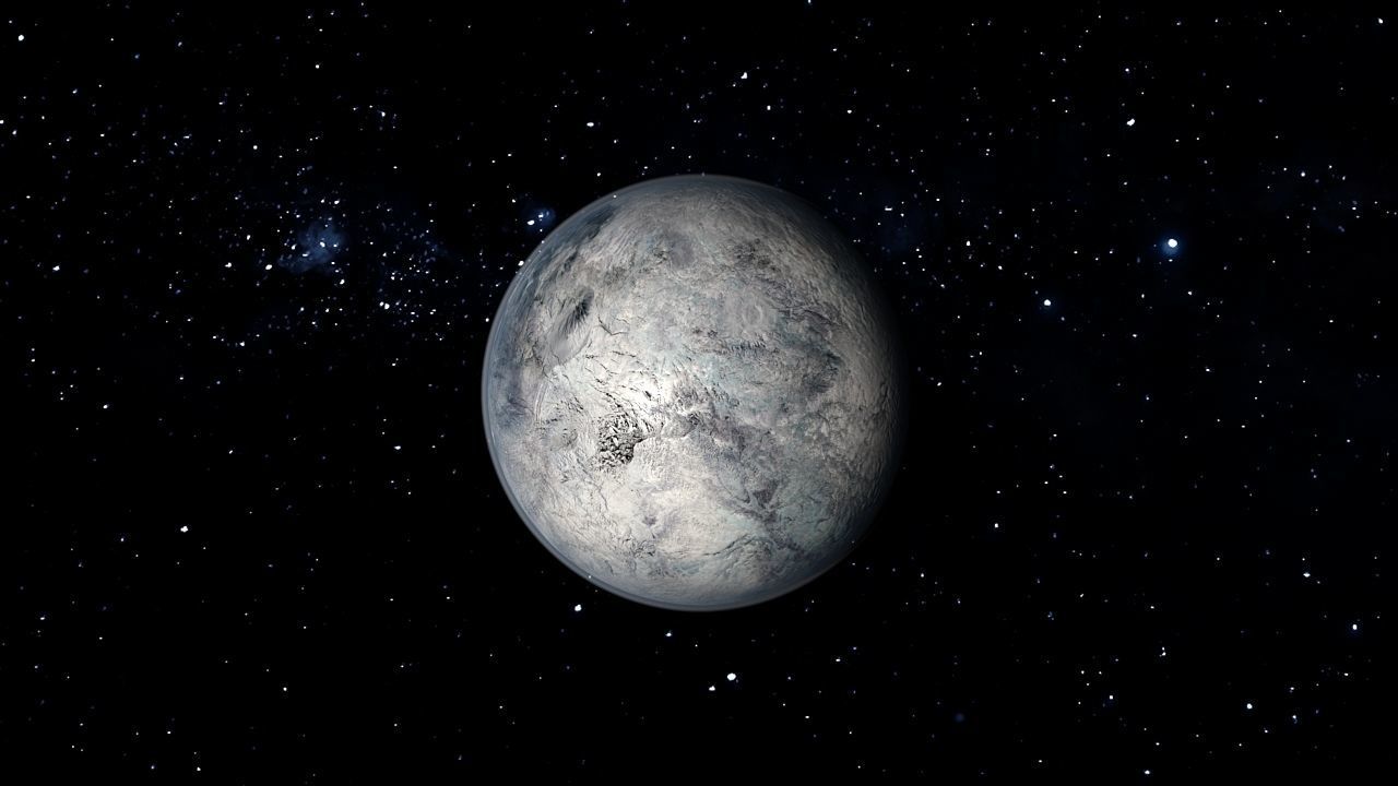 3D model DWARF PLANET---ERIS 4K VR / AR / low-poly rigged animated ...