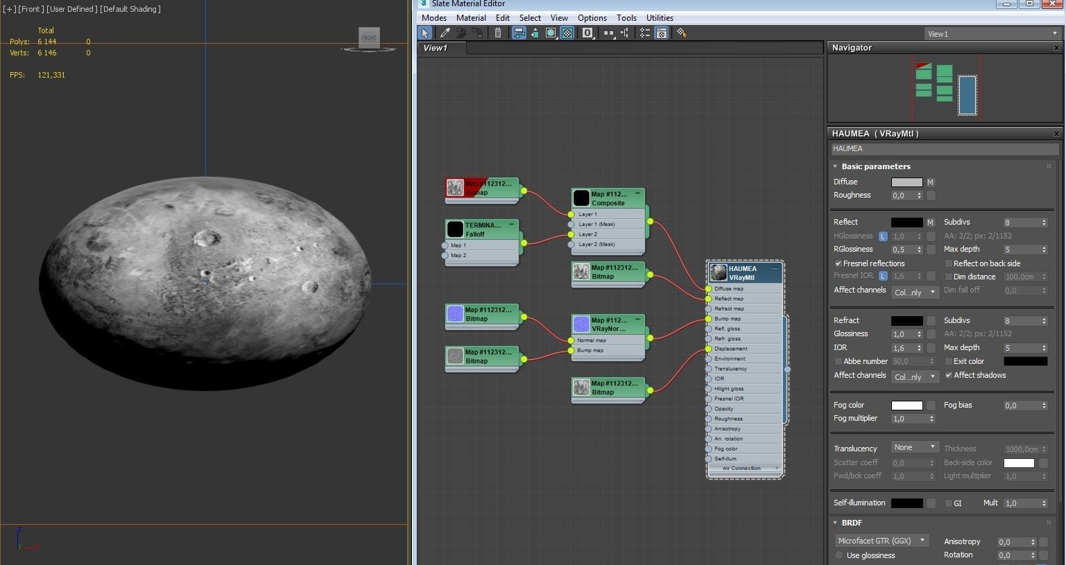 3D model DWARF PLANET---HAUMEA 4K VR / AR / low-poly rigged animated ...
