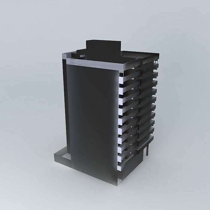 Atlantida building 3D model | CGTrader