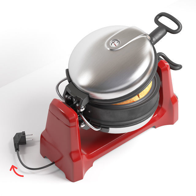 KitchenAid Artisan waffle maker 3D model | CGTrader