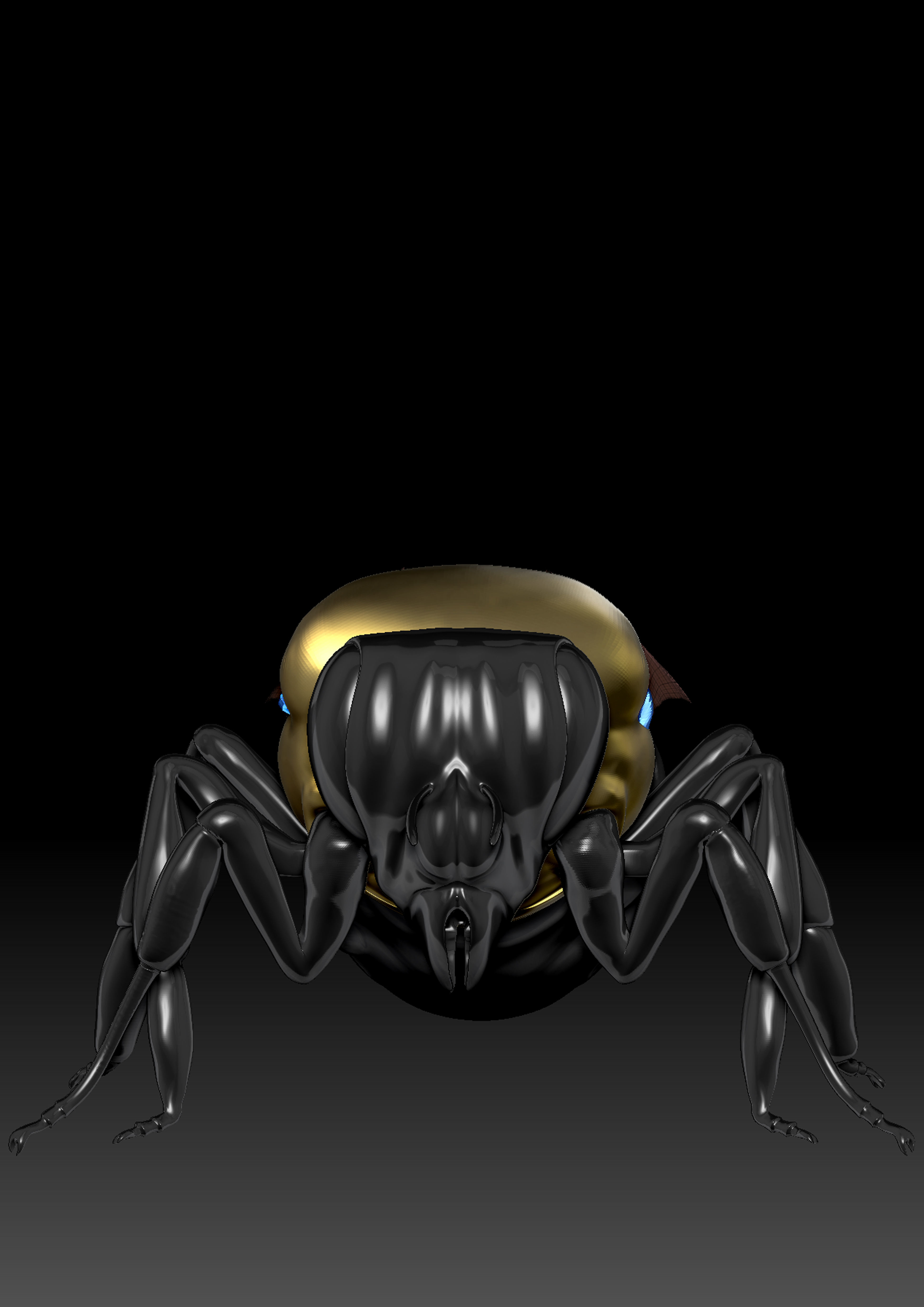 queen bee 3D model | CGTrader