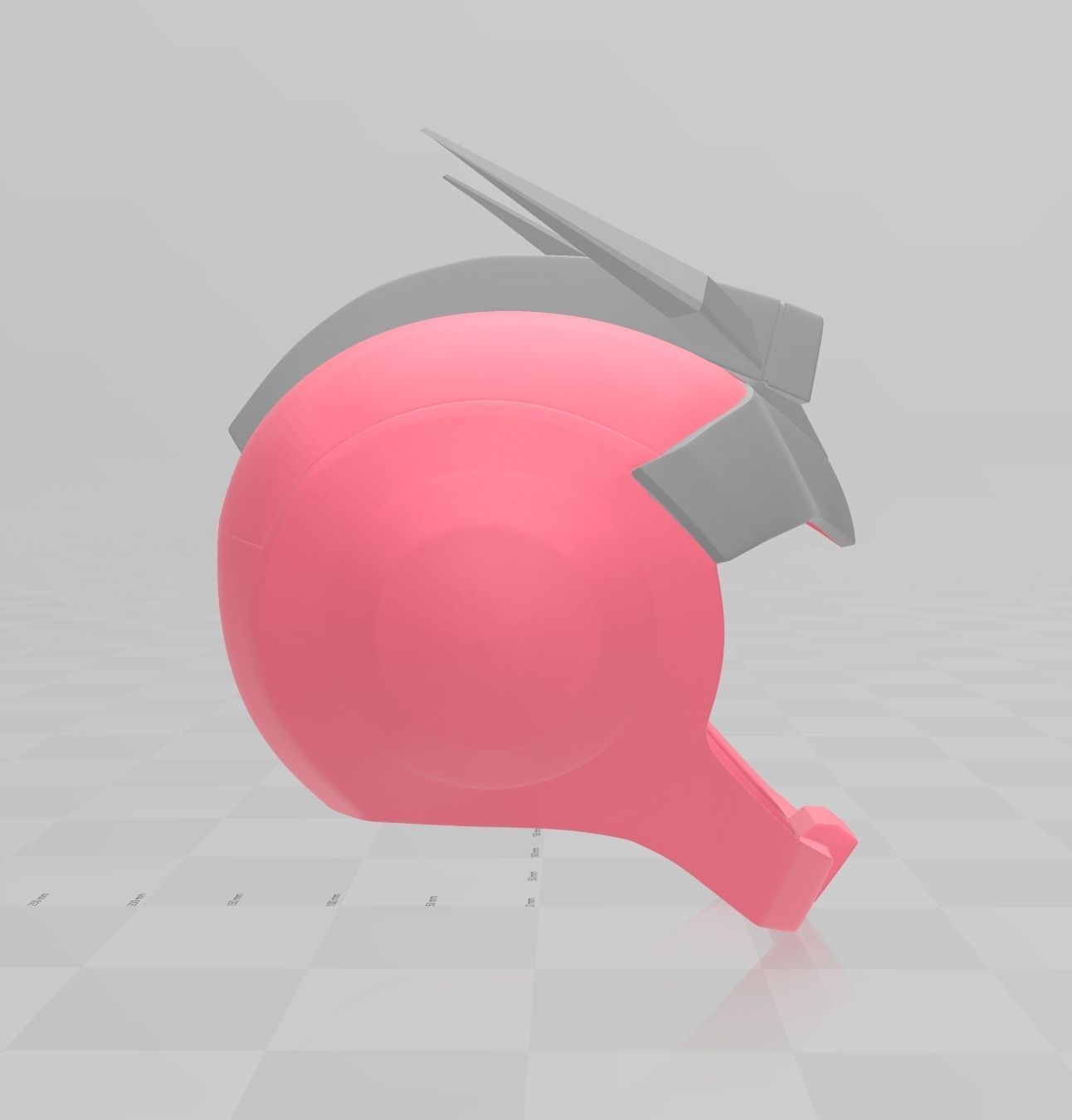 Mobile Suit Gundam Char Pilot Helmet Char Aznable Cosplay 3D model 3D ...