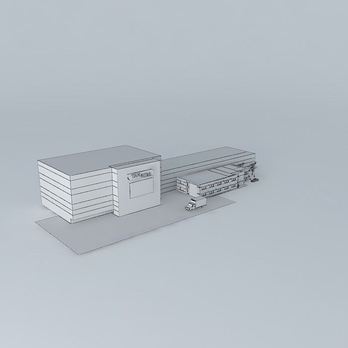 Food Factory free 3D model | CGTrader
