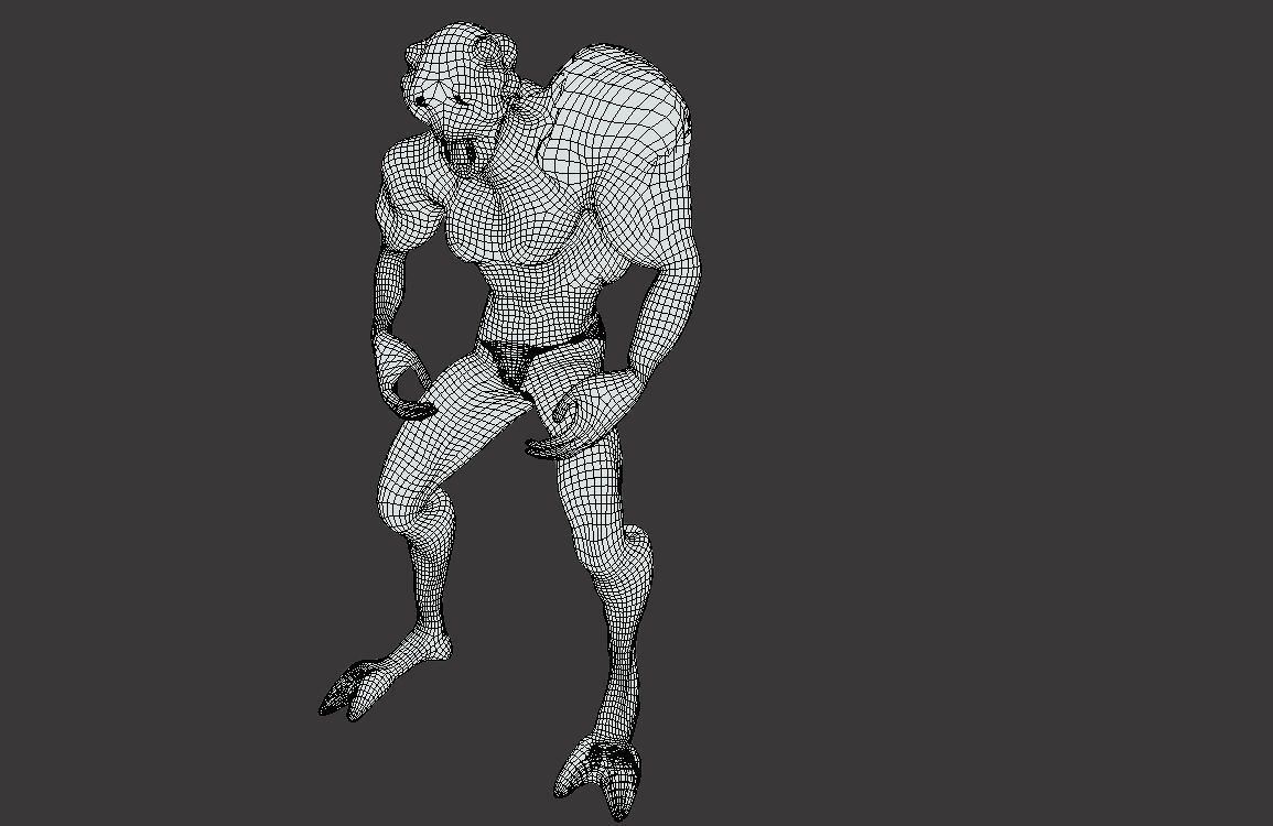 3D model Toxic Mutant VR / AR / low-poly | CGTrader