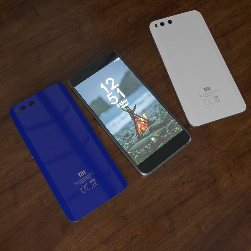Xiaomi Mi6 free 3D model | CGTrader