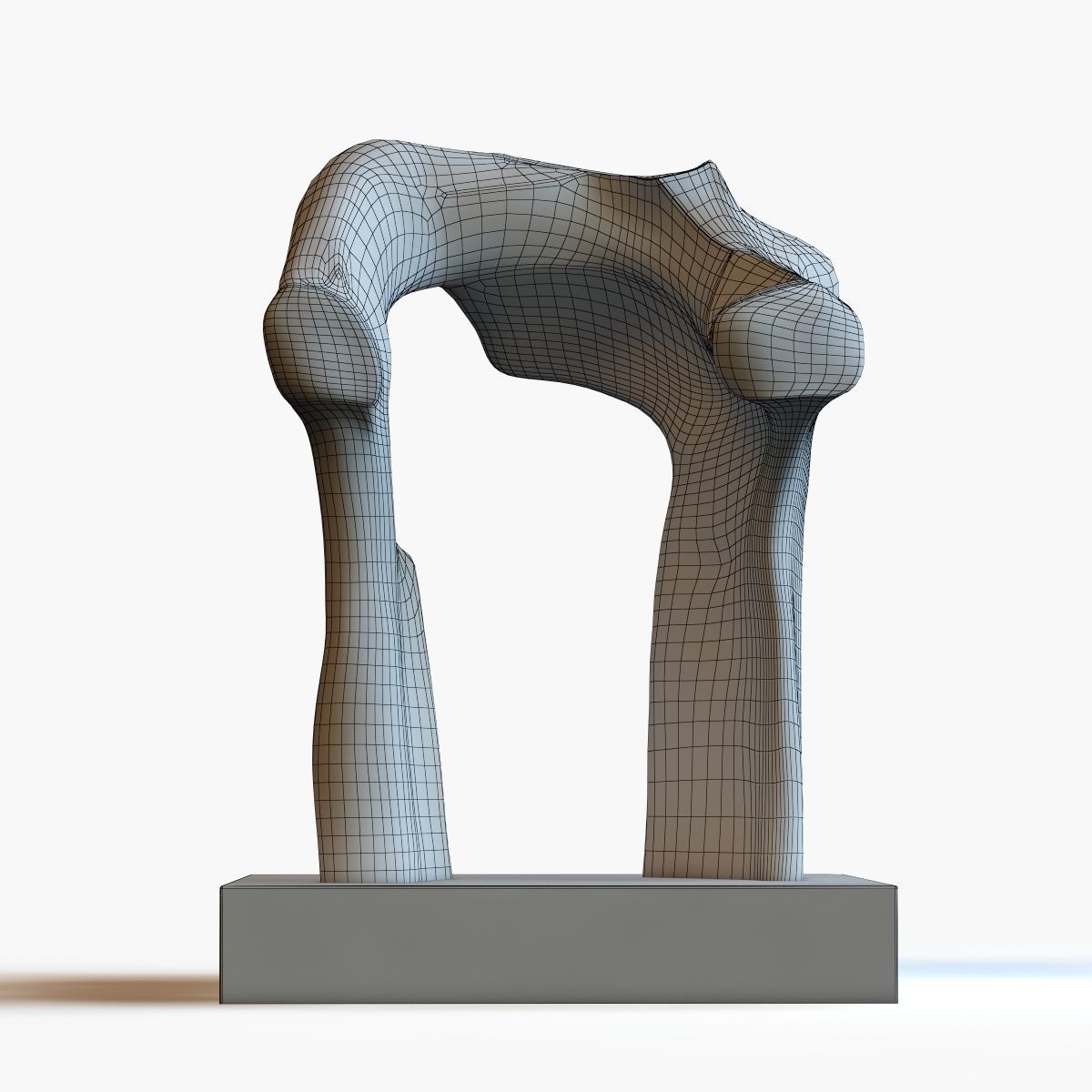 Henry Moore - Large Torso 3D model | CGTrader