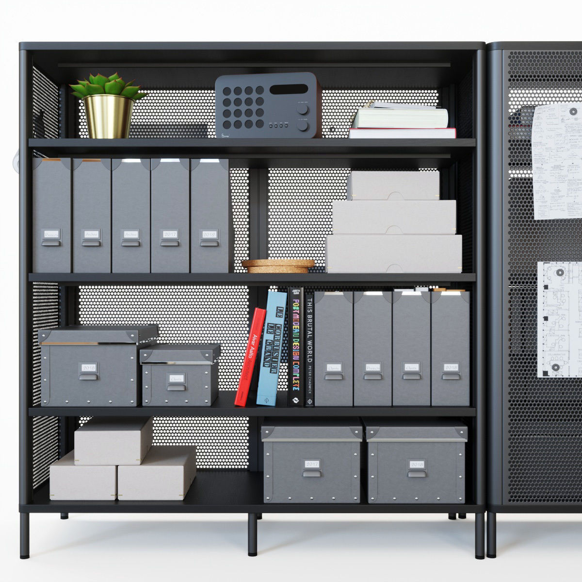 Bekant workplace 3D model | CGTrader