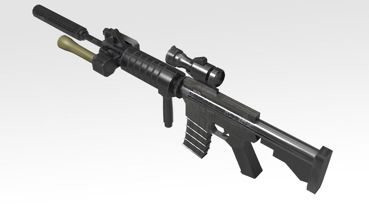 3D model Colt C8 Canada Rifle VR / AR / low-poly | CGTrader