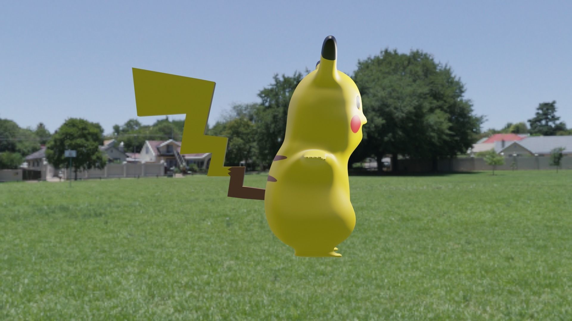 Pikachu Pokemon T-pose 3D model | CGTrader