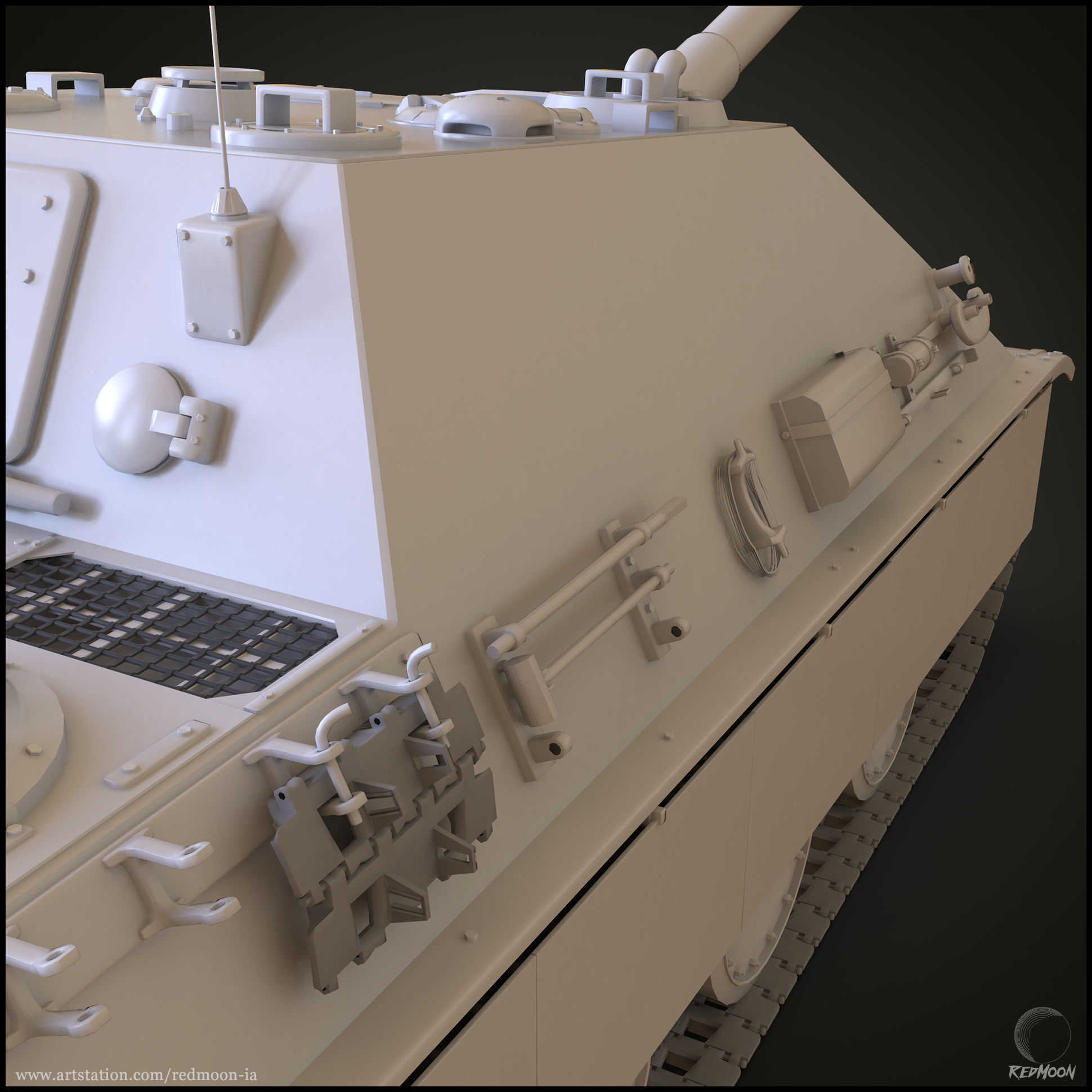 JAGDPANTHER Tank 3D model | CGTrader