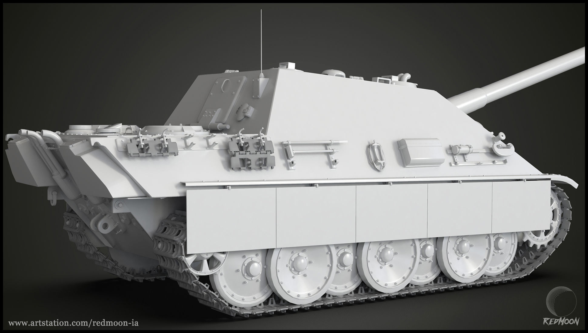 JAGDPANTHER Tank 3D model | CGTrader