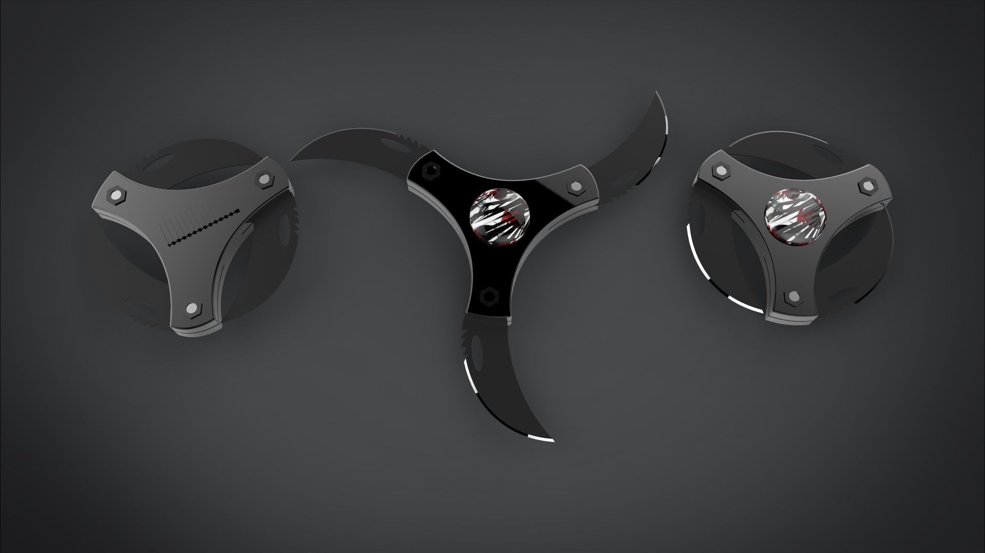 Cyclone Knife 3D model 3D printable | CGTrader