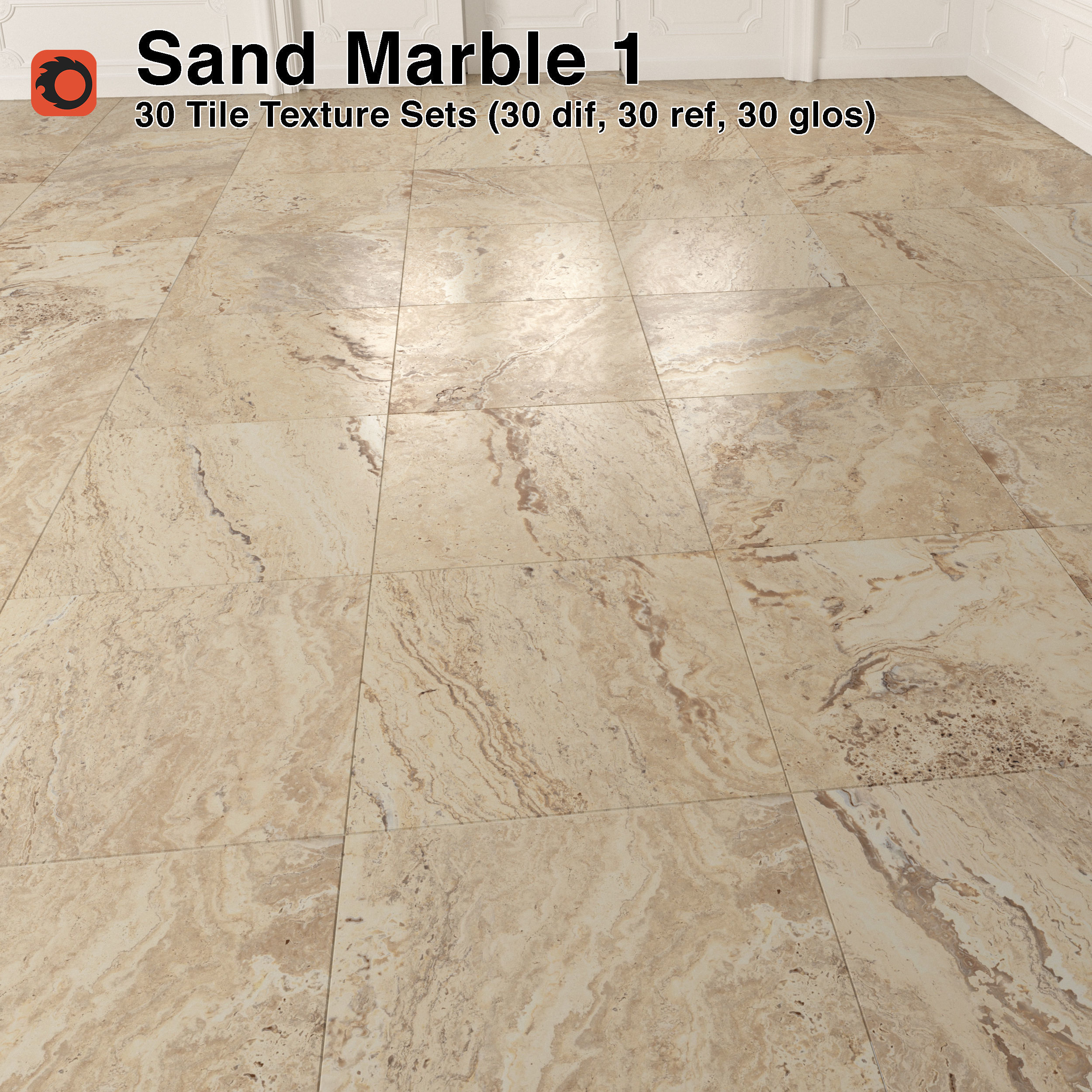 Sand Marble Tiles Pack 1 Texture | CGTrader