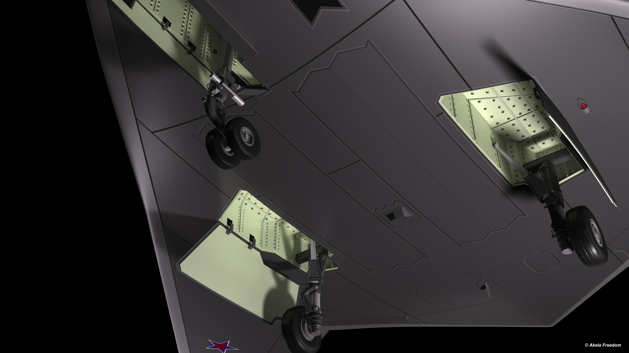 Sukhoi S-70 Hunter in Future 3D model animated | CGTrader