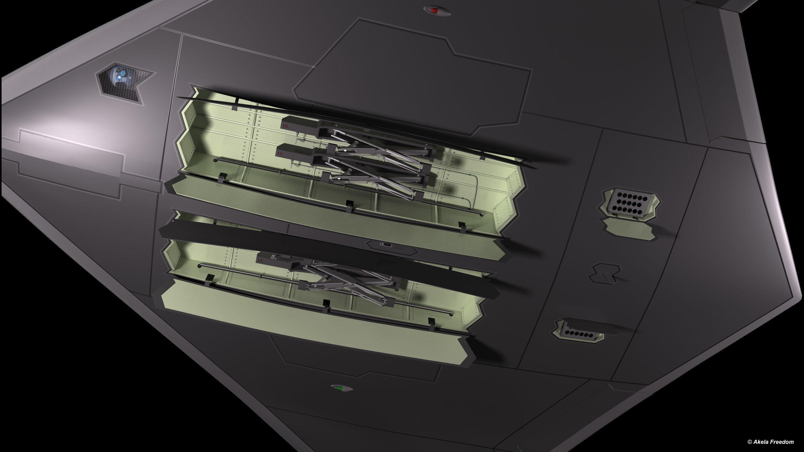 Sukhoi S-70 Hunter in Future 3D model animated | CGTrader