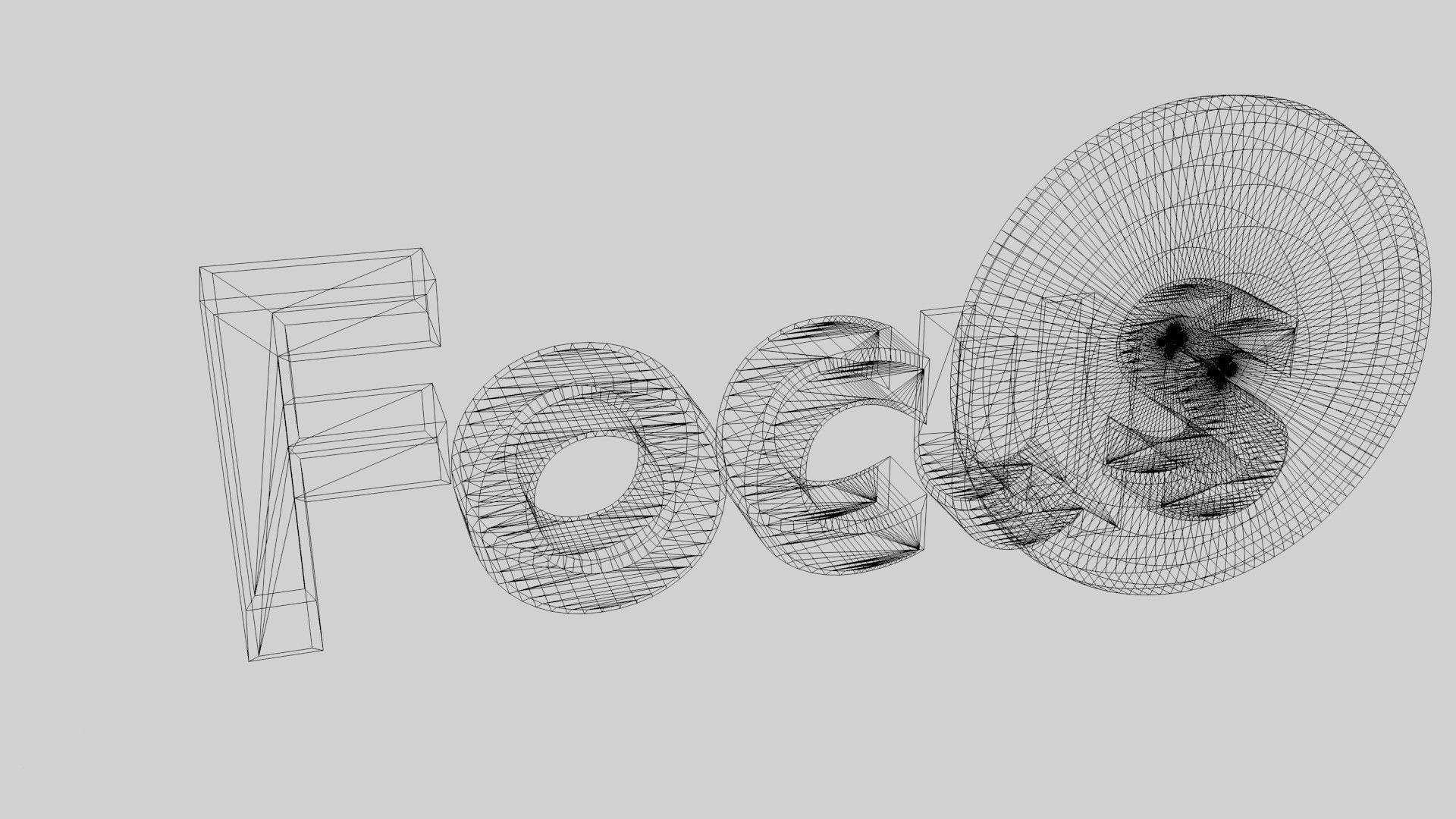 Focus Text Animation 3D model animated | CGTrader
