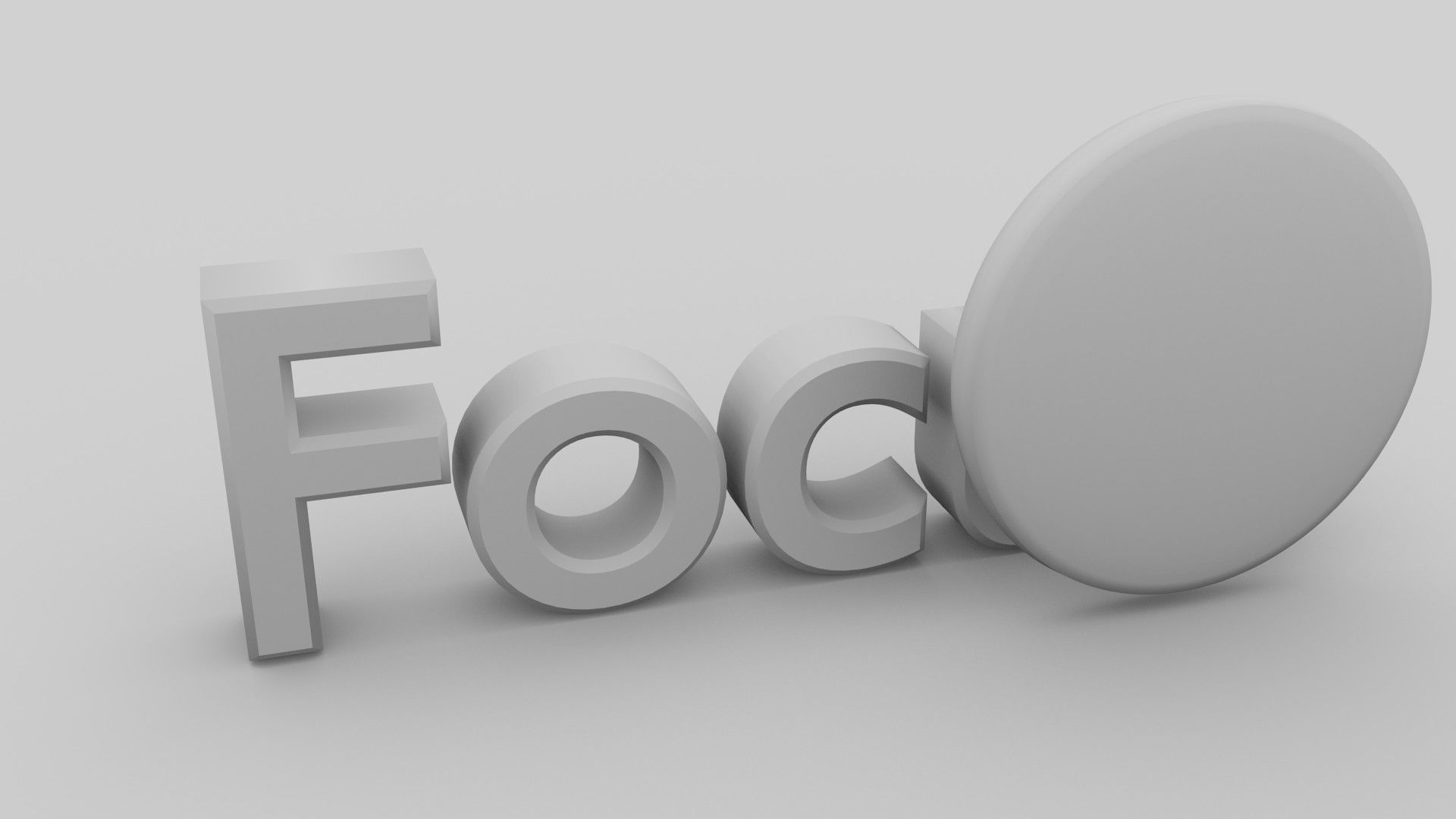 Focus Text Animation 3D model animated | CGTrader