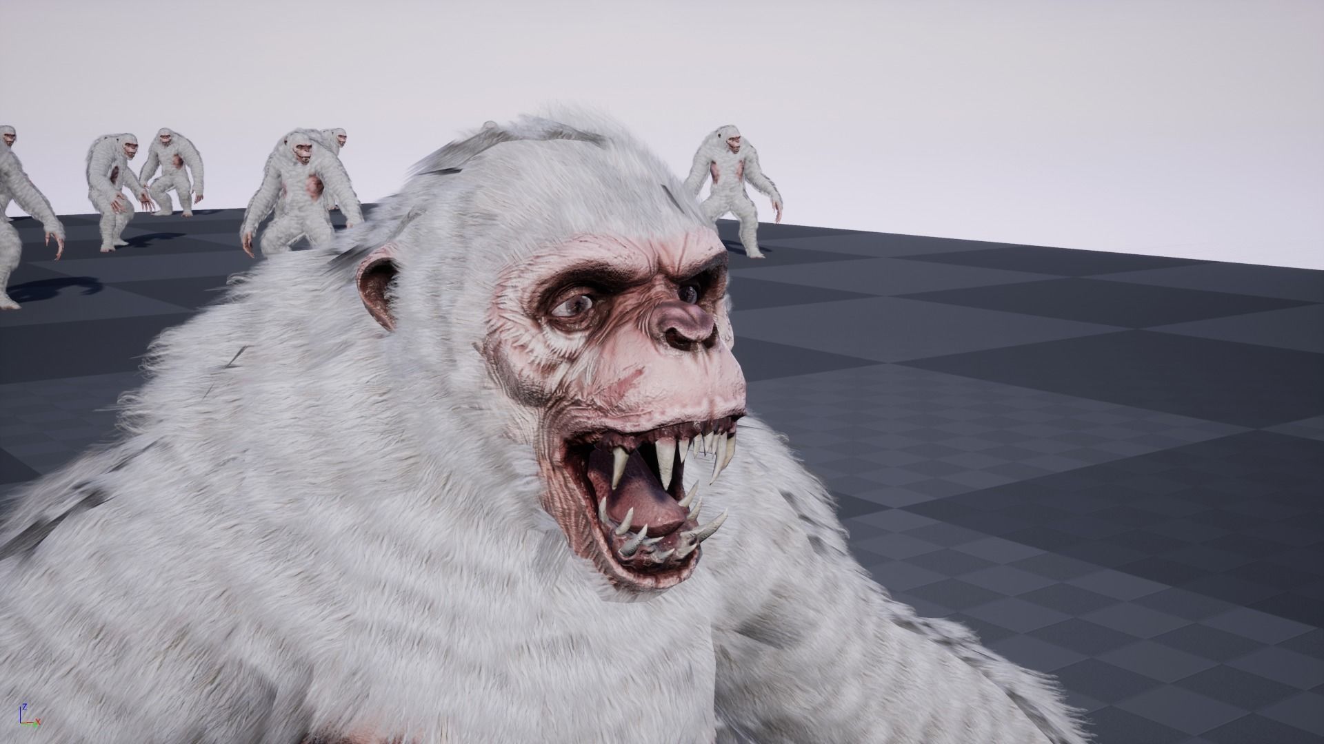 3D model Mythical Yeti VR / AR / low-poly rigged animated | CGTrader